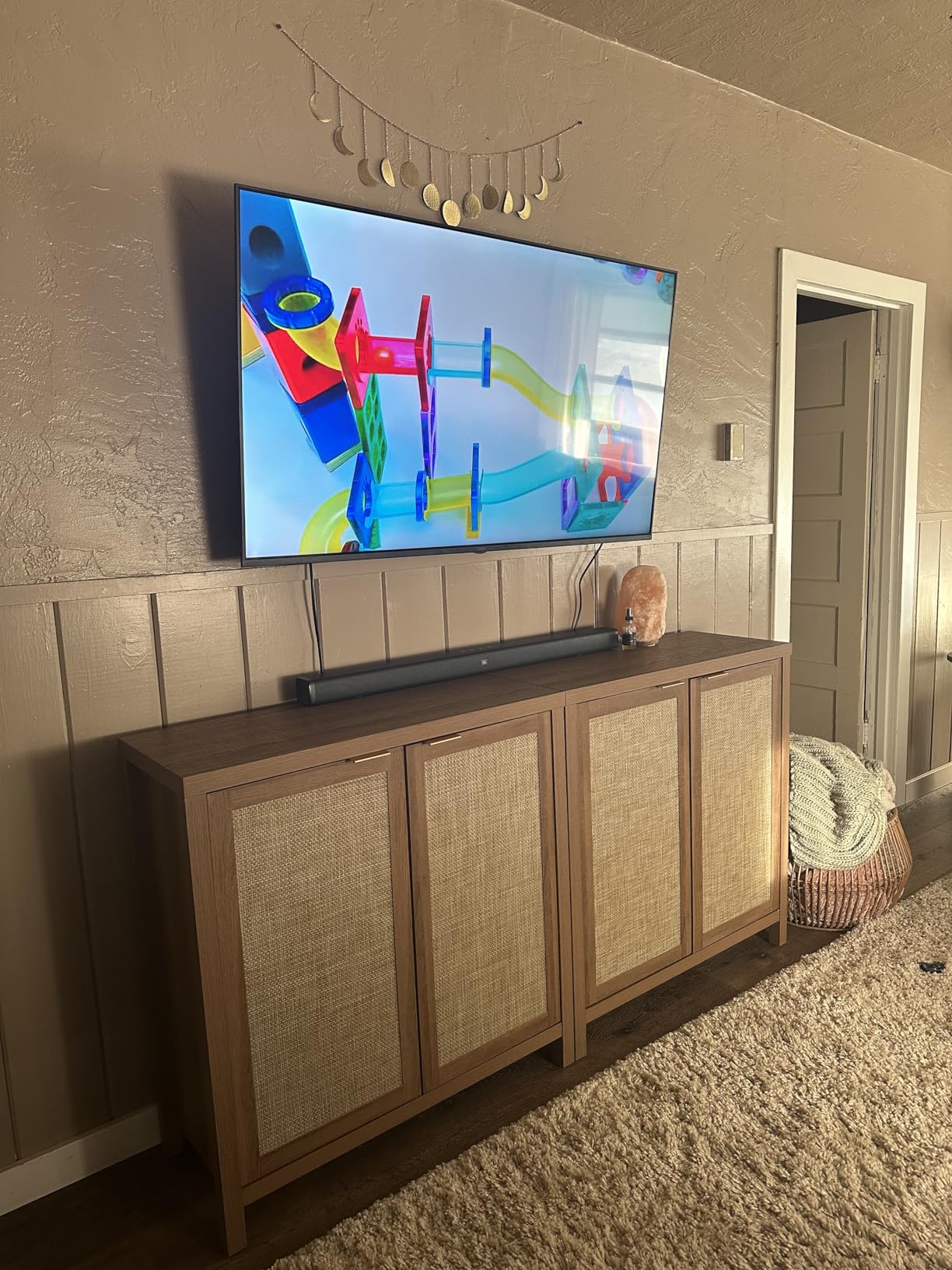 $18/mo - Finance SICOTAS Sideboard Buffet Coffee Bar Cabinet - Boho ...