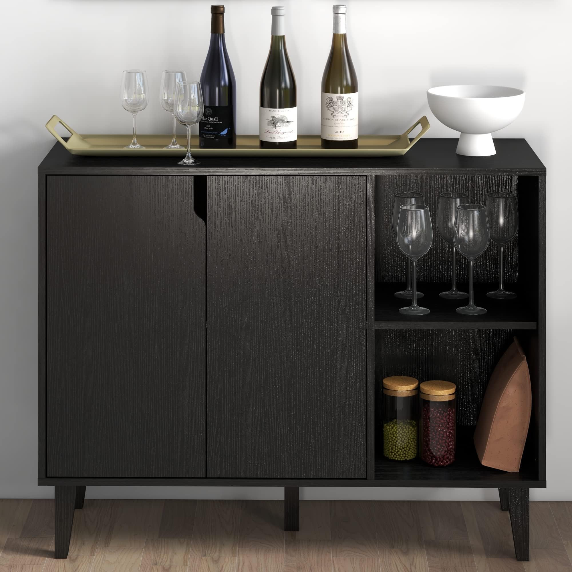 Amazon.com - SHEEPPING Sideboard Buffet Cabinet with Storage - Modern ...