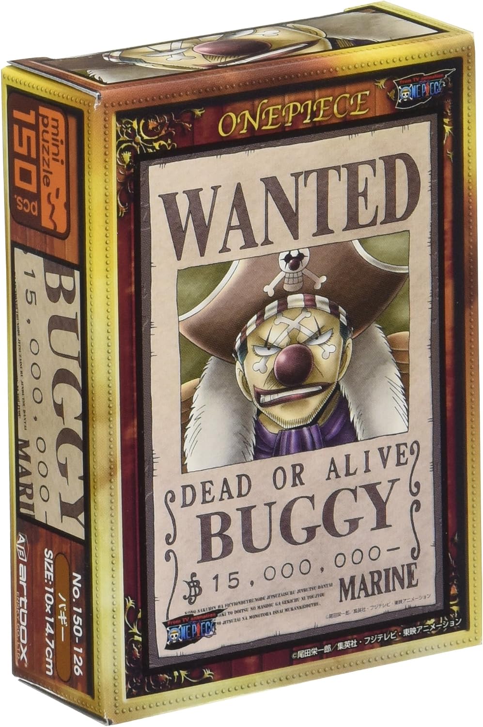 One Piece Buggy Wanted Poster Puzzle 150 Piece : Amazon.com.au: Toys ...