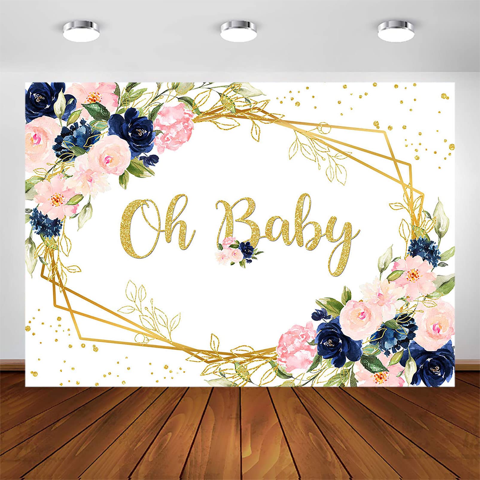 Navy Blue Baby Background