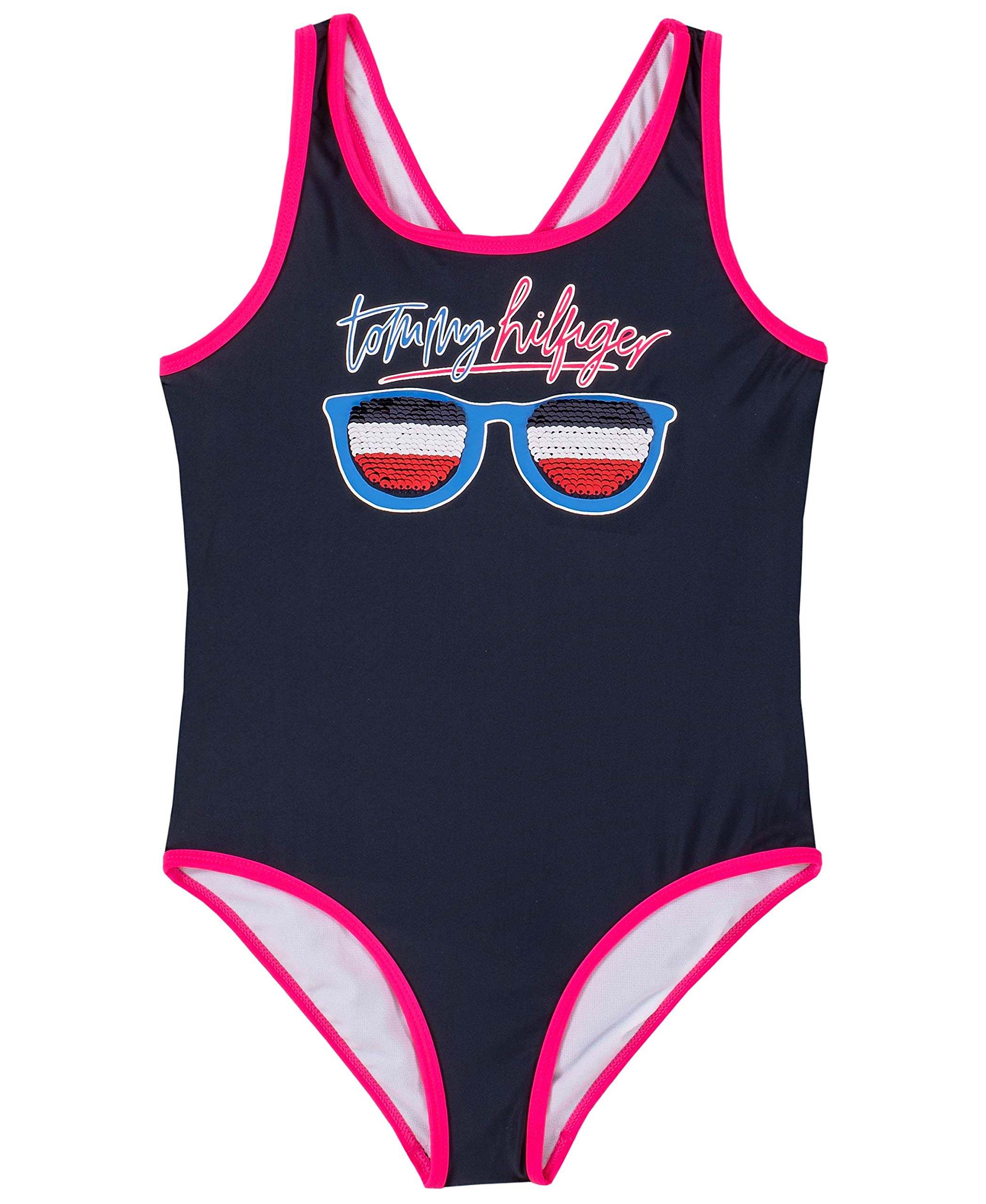 Girls' One-Piece Swimsuit, Pull-on Bathing Suit & Bikini Alternative ...