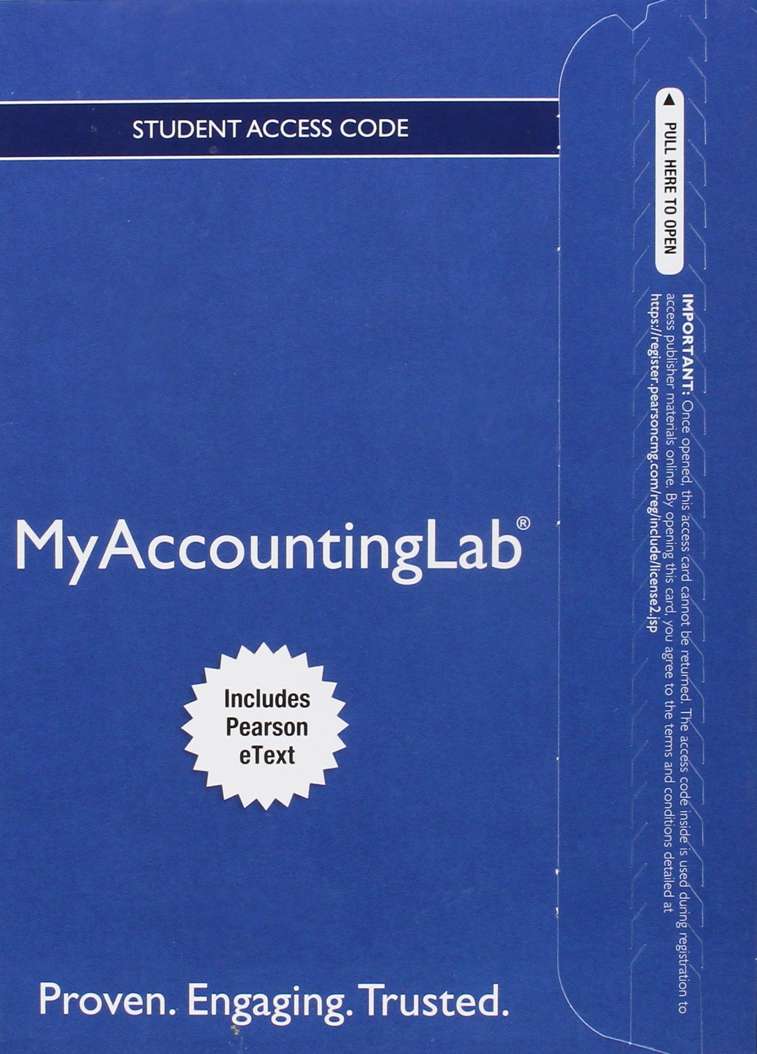Amazon.com: Mylab Accounting with Pearson Etext - Access Card - For ...
