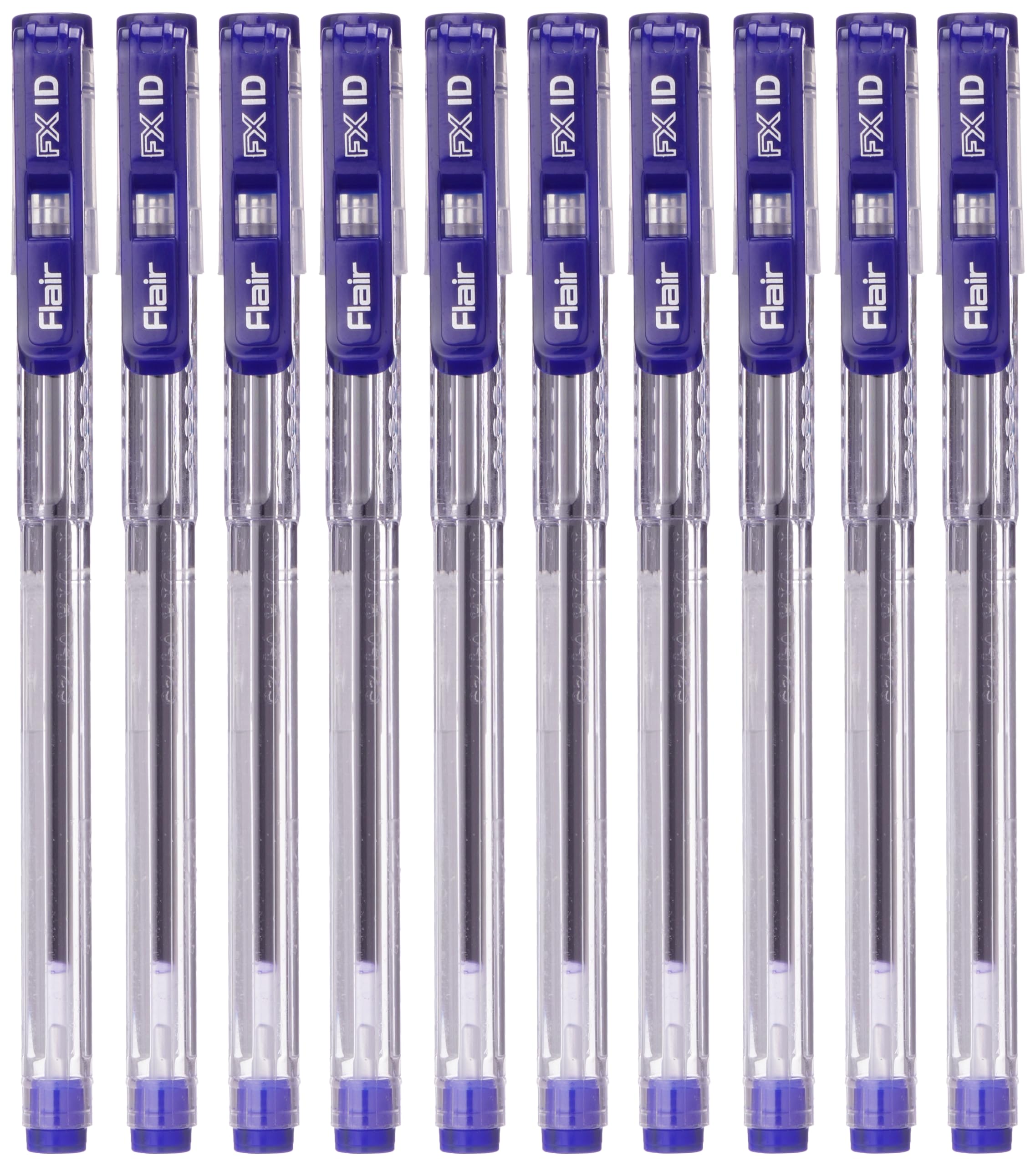 Flair FX ID 0.7mm Ball Point Pens 10-Piece Set, Blue : Buy Online at ...
