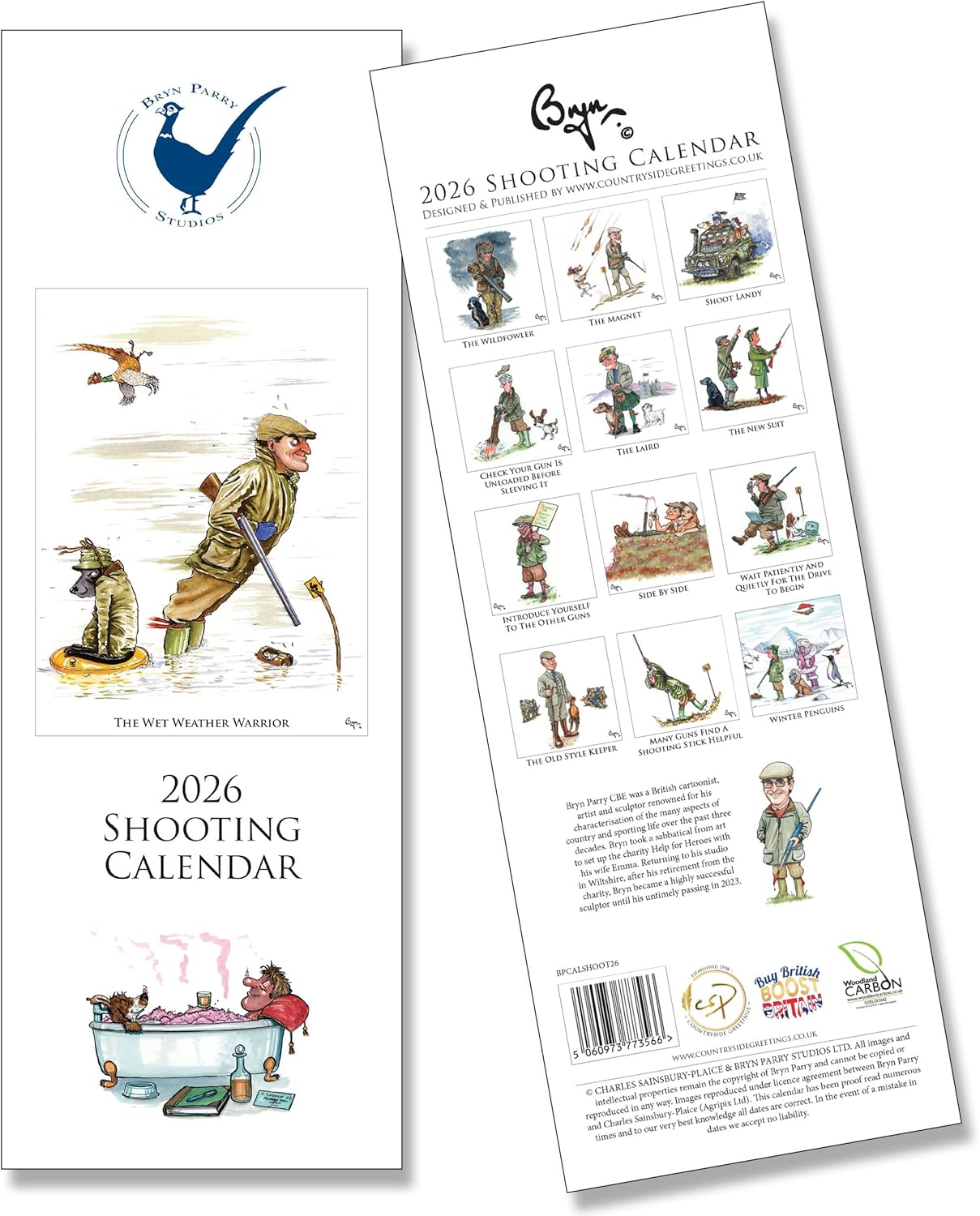 Shooting Calendar 2026 by Bryn Parry : Amazon.co.uk