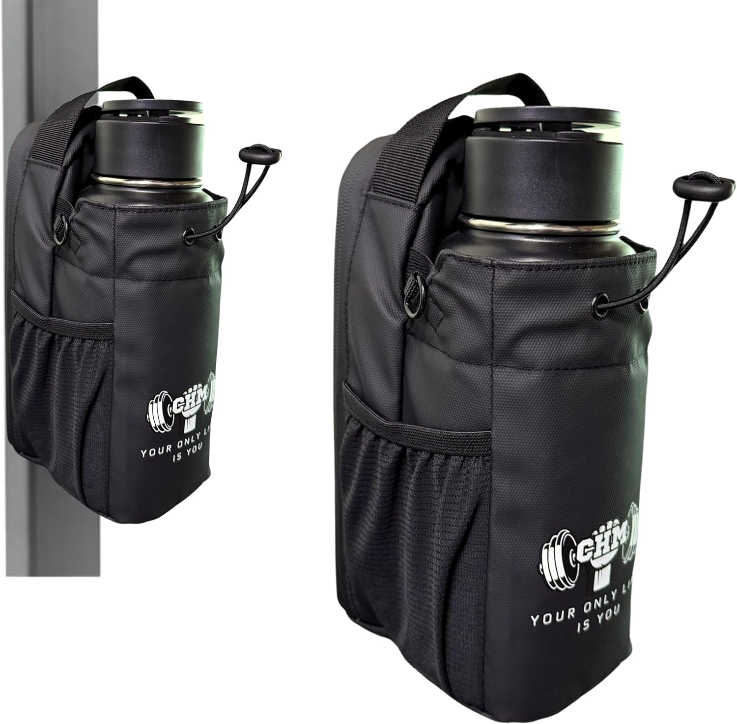Amazon.com : CHM Magnetic Gym Bag with Water Bottle Holder | Securely ...