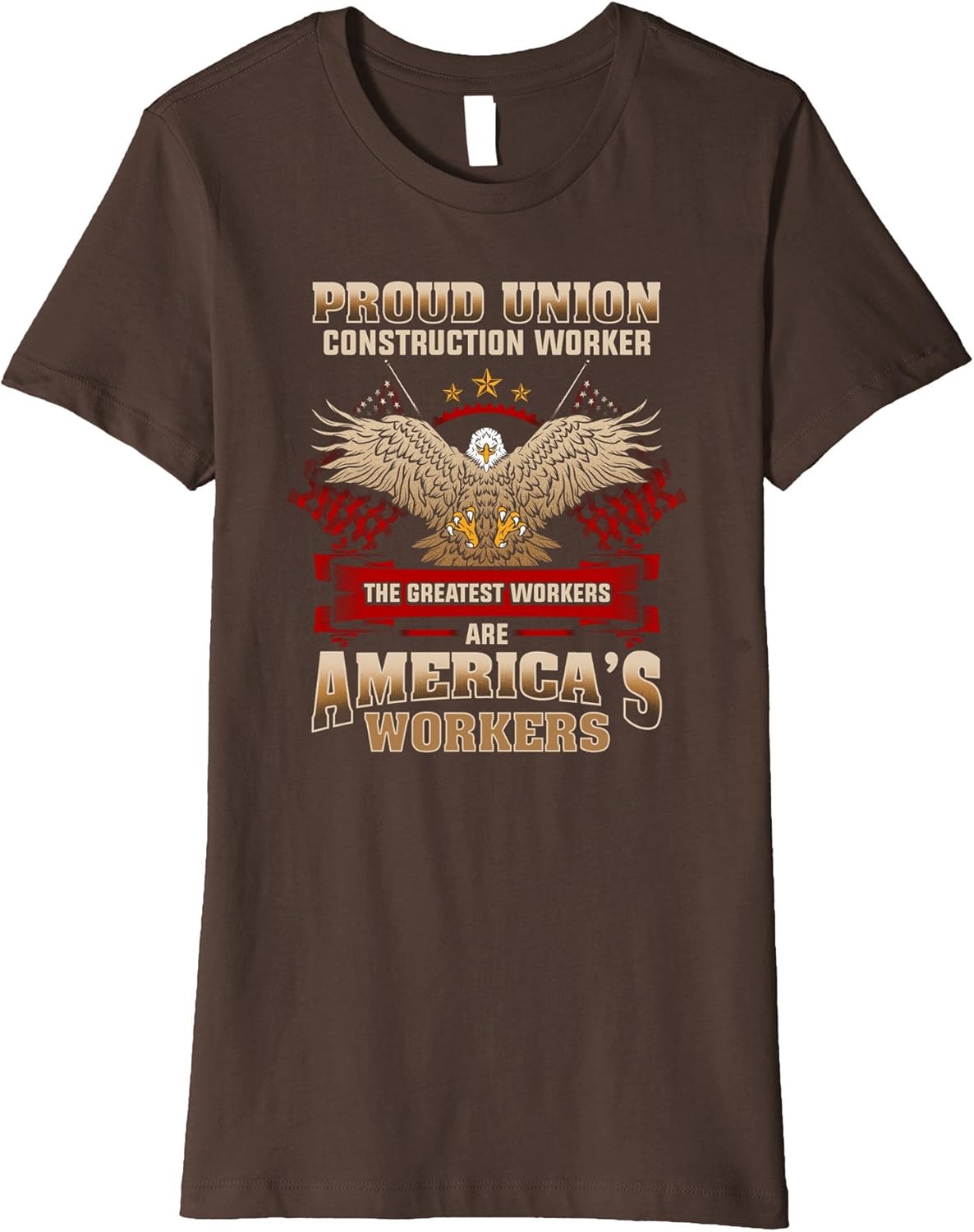 Amazon.com: Construction Worker Shirt - Proud Union Construction Worker ...