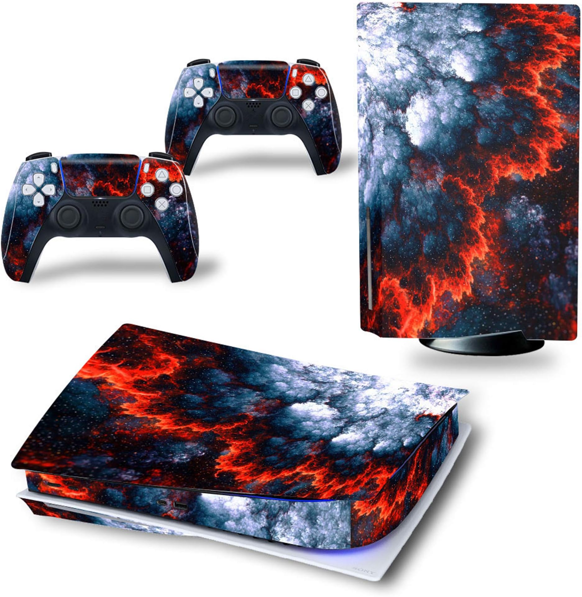 Amazon.com: Ps5 Stickers Full Body Vinyl Skin Decal Cover for ...