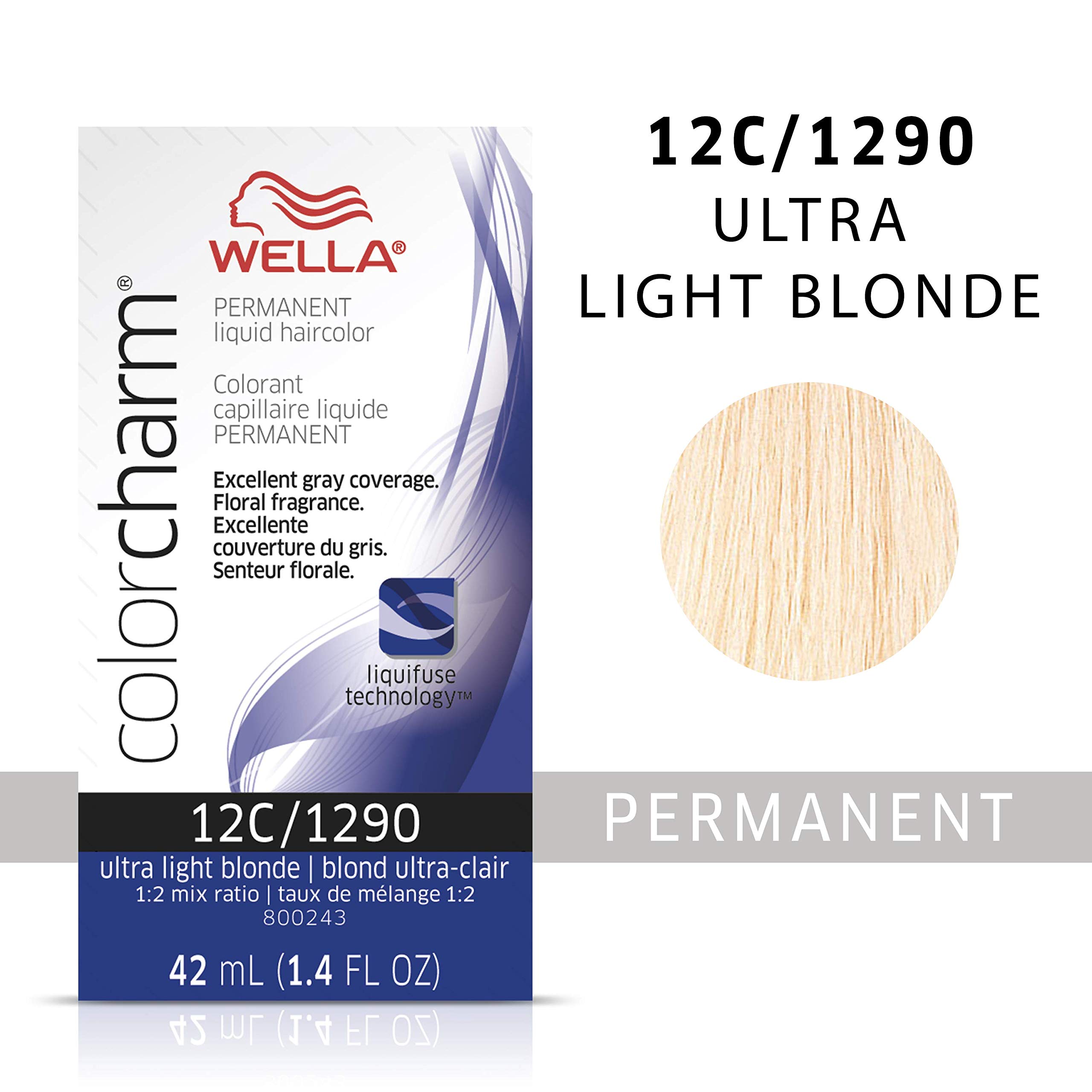 Wella Color Charm Permanent Liquid Hair Color for Gray Coverage Liquid ...