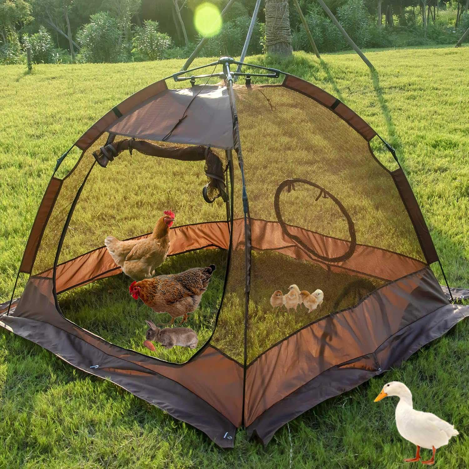 Snapklik.com : Portable Chicken Coop,Protected Chicken Run,Pet ...