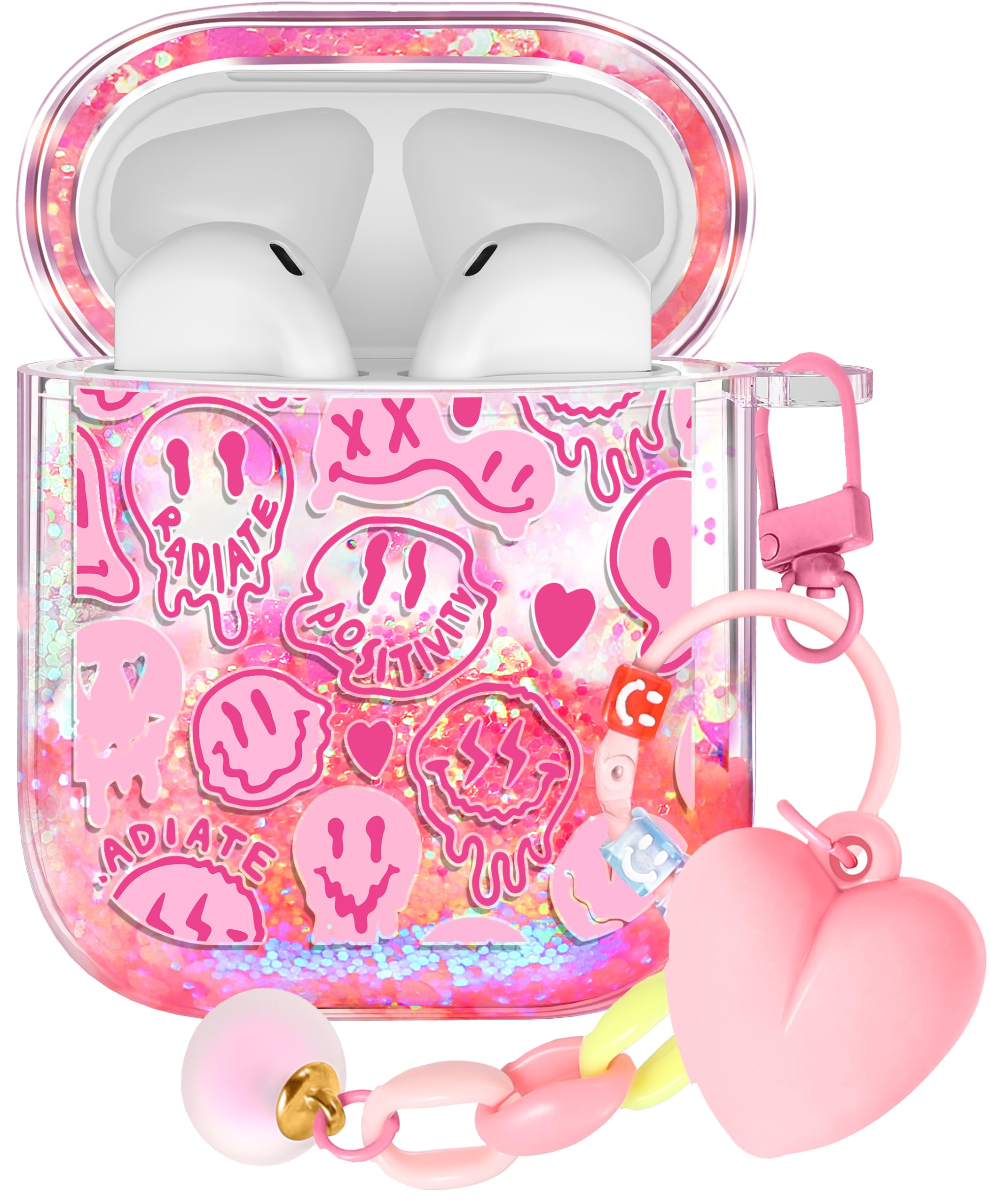 Amazon.com: Kokaaee for Airpod Case 2nd & 1st Generation Cover Kawaii ...
