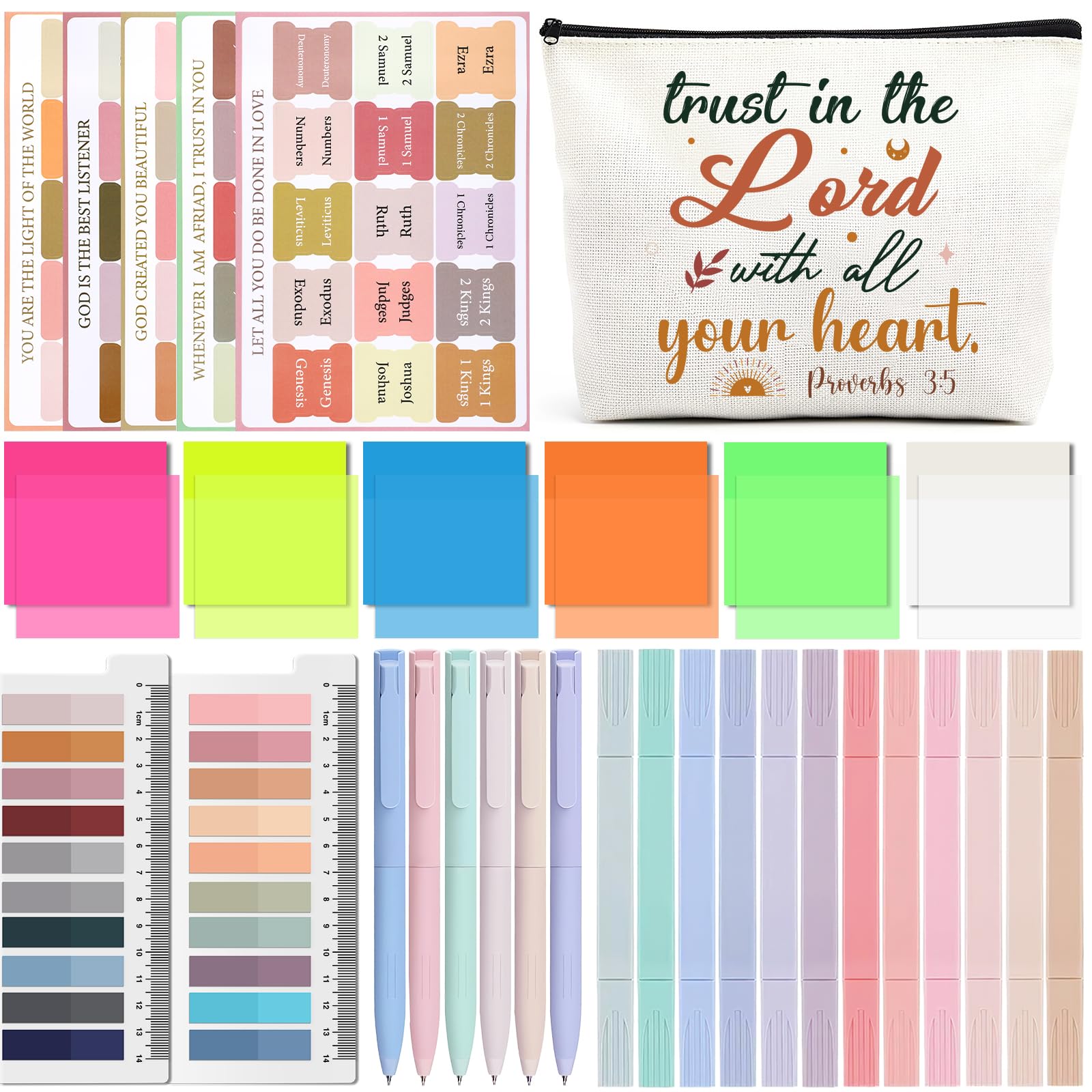 Amazon.com: INCOK Bible Journaling Kit for Gift - Trust in The Lord ...