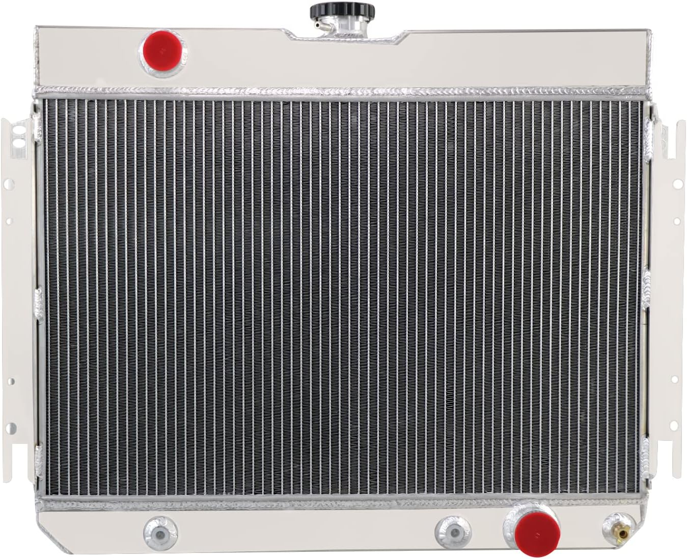 Amazon.com: ALLOYWORKS 3 Row Core All Aluminum Radiator For 1963 1964 1965 1966 1967 1968 Chevy ...