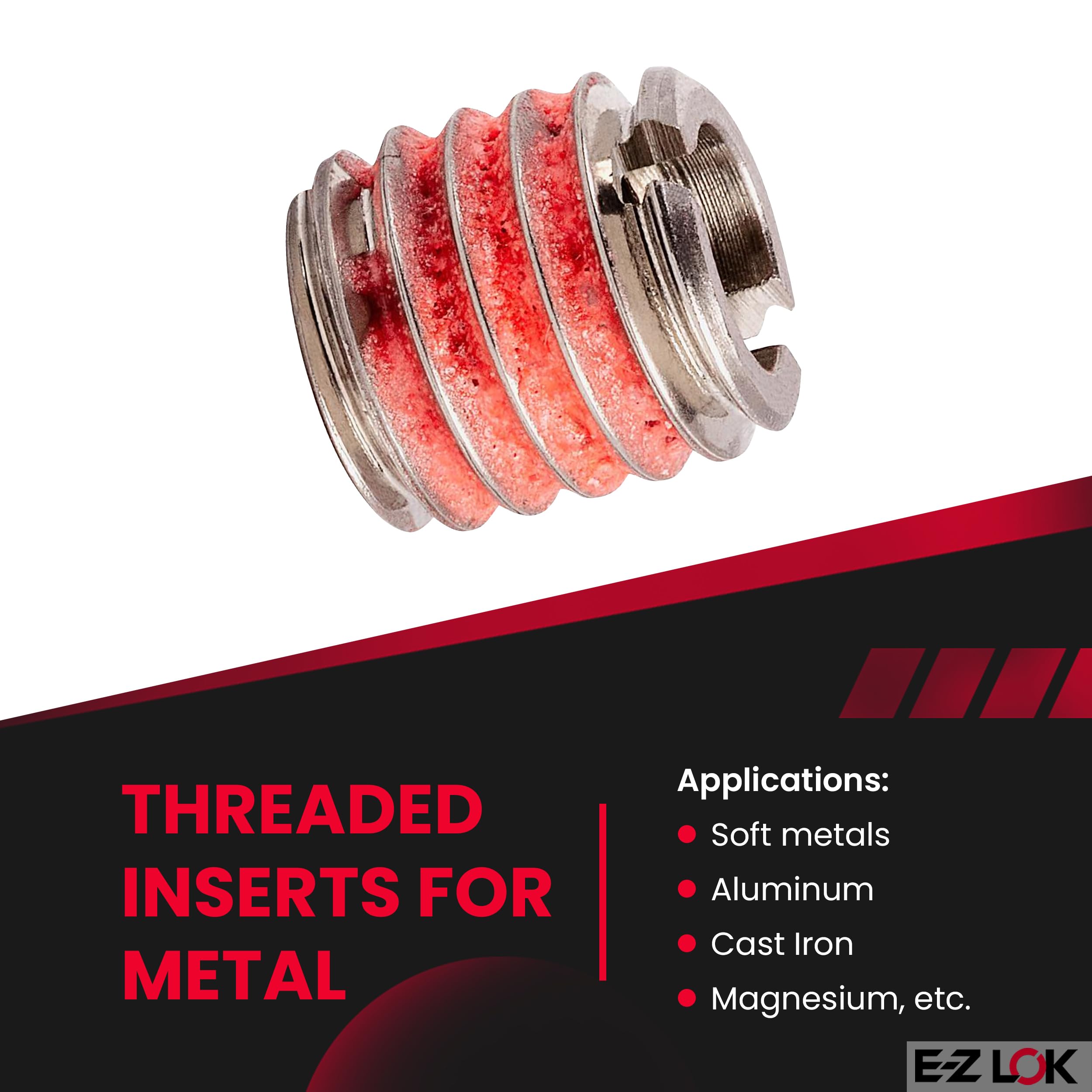 Snapklik.com : E-Z LOK - 453-6 E-Z Lok Externally Threaded Insert, 303 ...