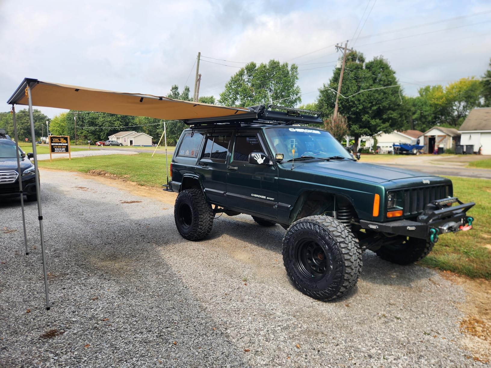 $33/mo - Finance SAMOUT Vehicle Awning, 8.2ft x 10ft, Rooftop Pullout ...