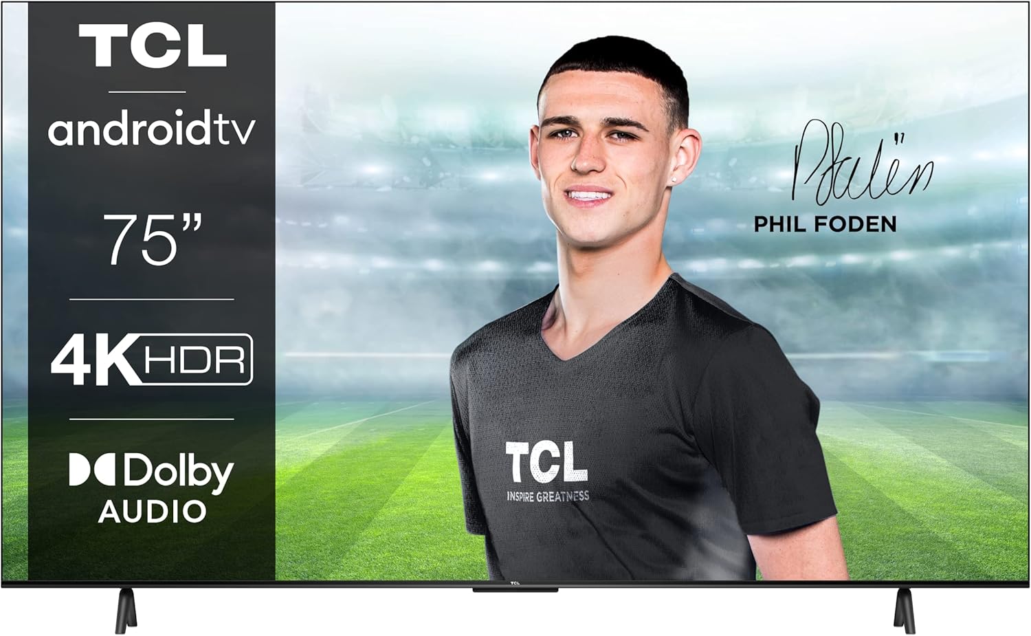 TCL 75P639K 75-inch 4K Smart TV, HDR, Ultra HD, Smart TV Powered by ...