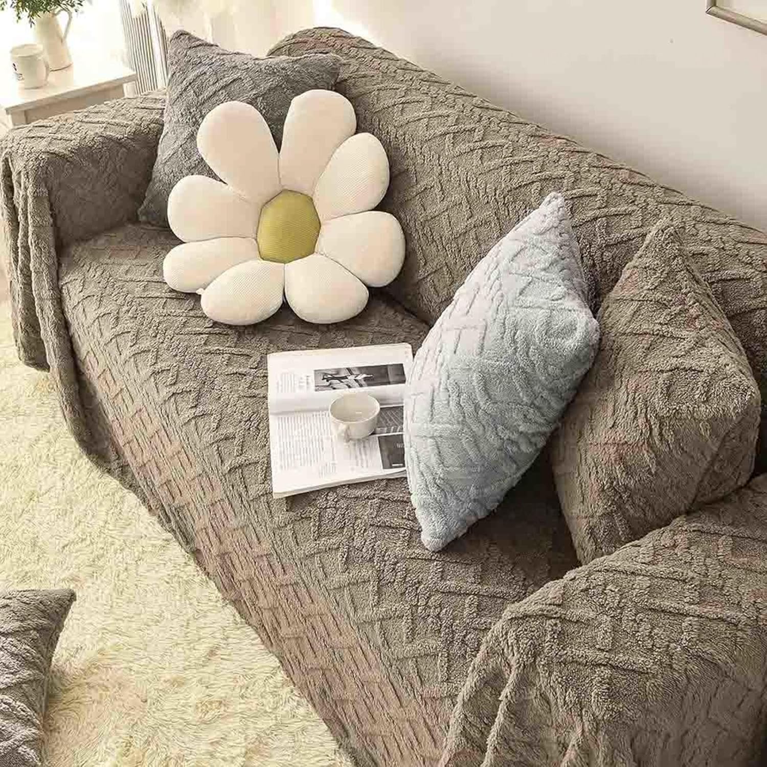 Amazon.com: Extra Large Throws for 4 Seater Sofa, Large 3 Seater Sofa ...