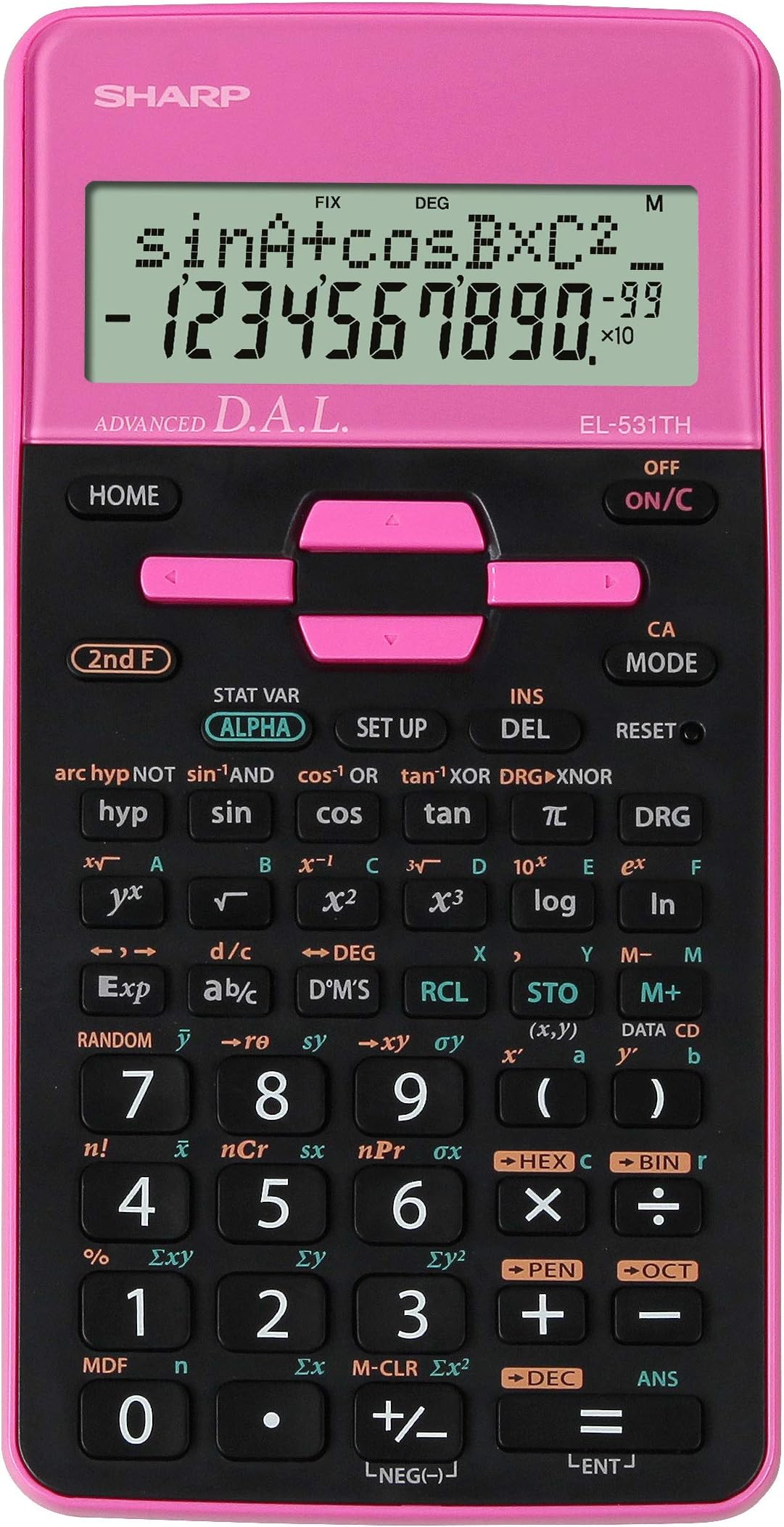 Sharp El-W531TL BK Scientific Calculator, EL-W531TLB-BK : Amazon.co.uk ...