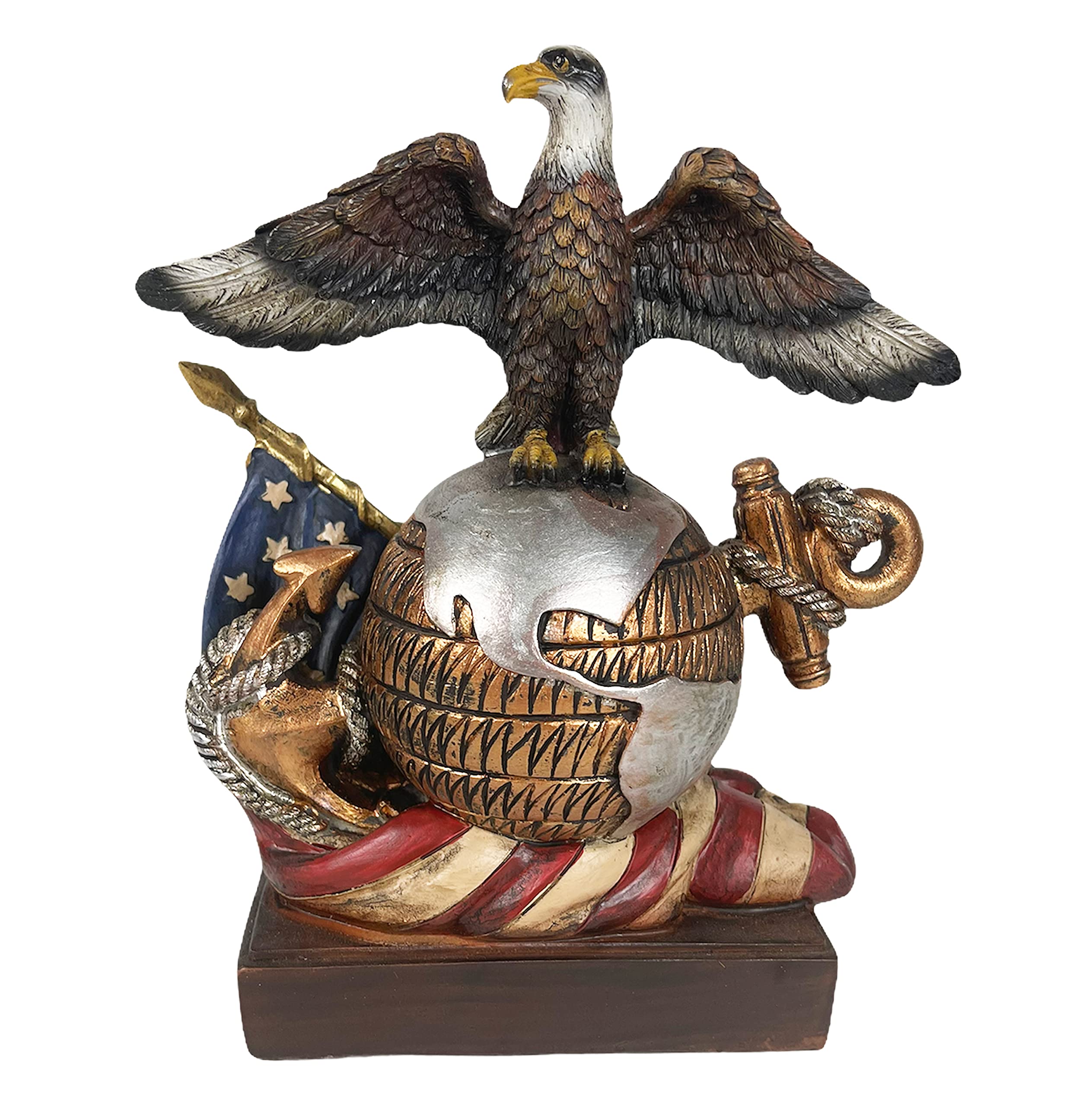 Navy Eagle Holding Anchor