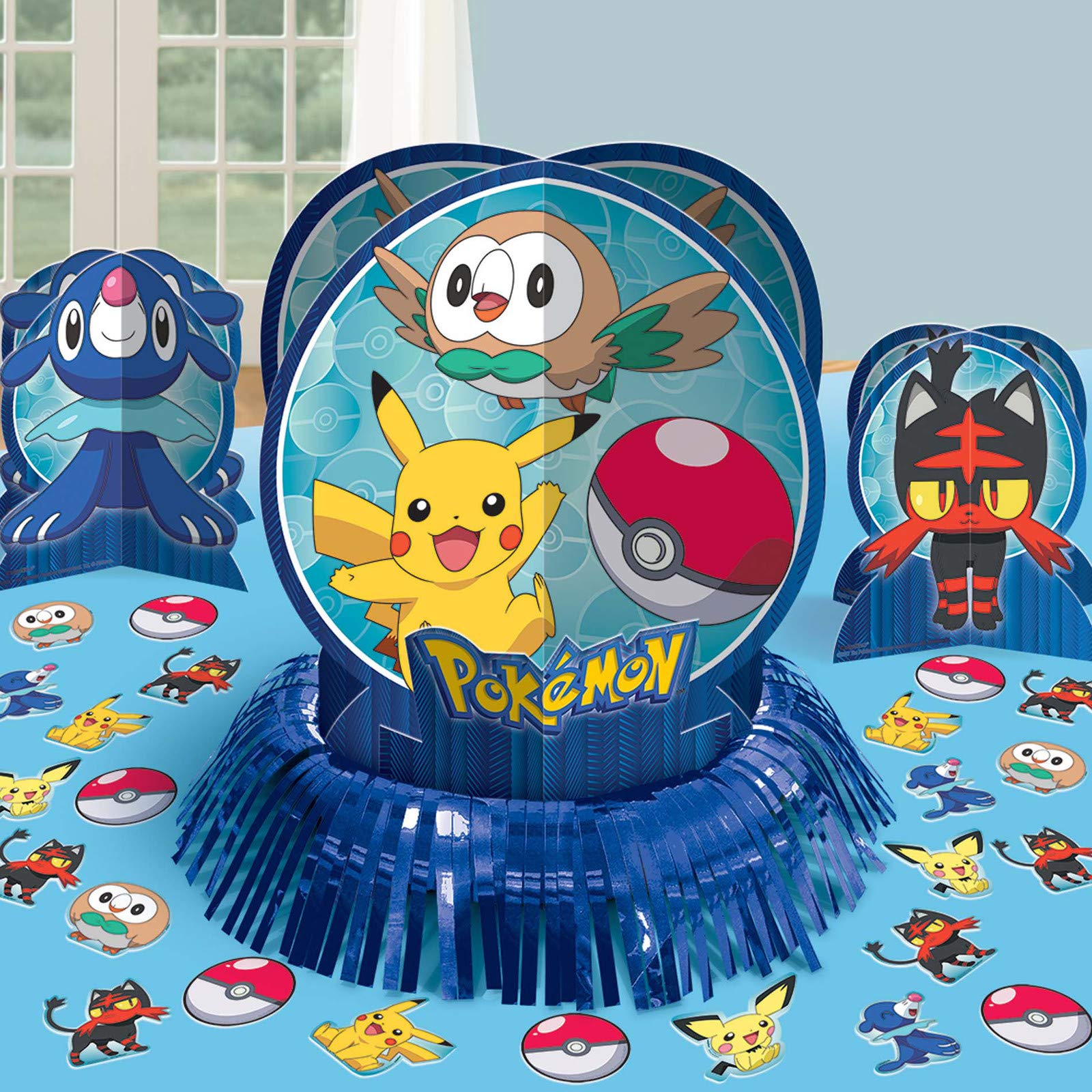 Amazon.com: Pokemon™ Table Decorating Kit, Party Favor : Toys & Games