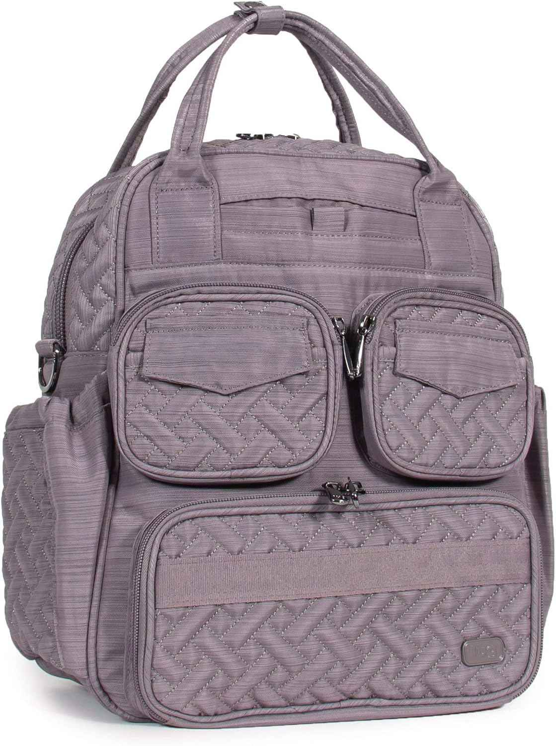 Amazon.com: Lug Puddle Jumper Mini Shoulder Bag, Brushed Pearl ...