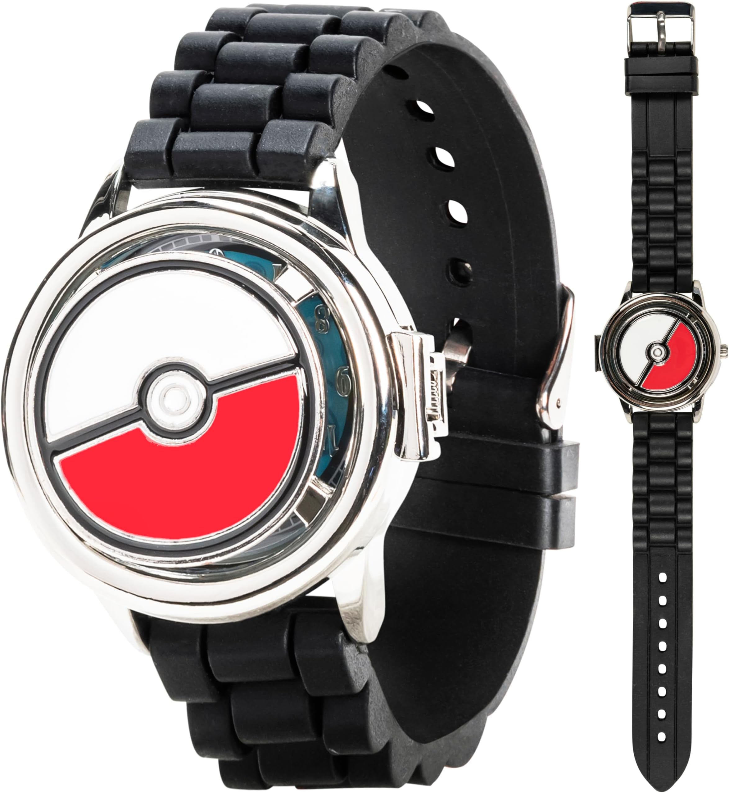 Pokémon Spinner Top Analog Watch for Kids – Features Iconic Poké Ball ...