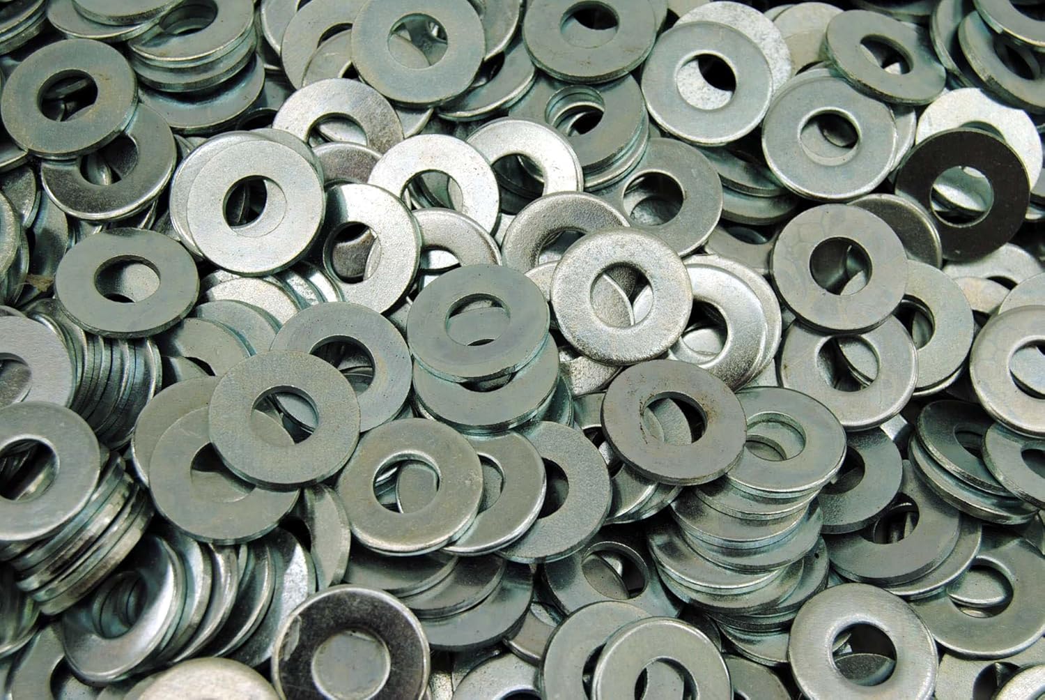 (500) 3/8" USS Flat Washers - Zinc Plated: Amazon.com: Industrial ...