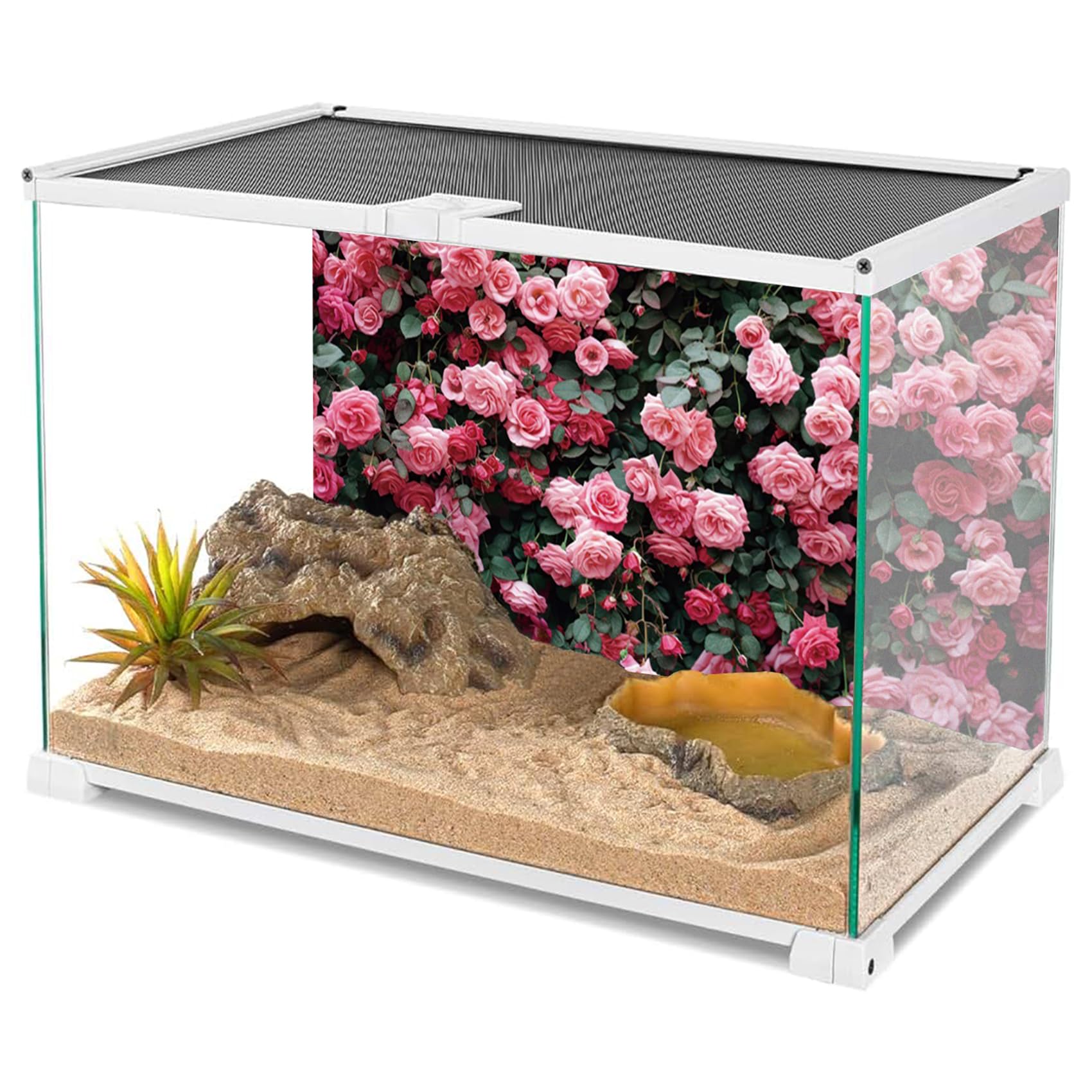 Snapklik.com : Reptile Tank Terrarium Background 48x24 Inch Green ...