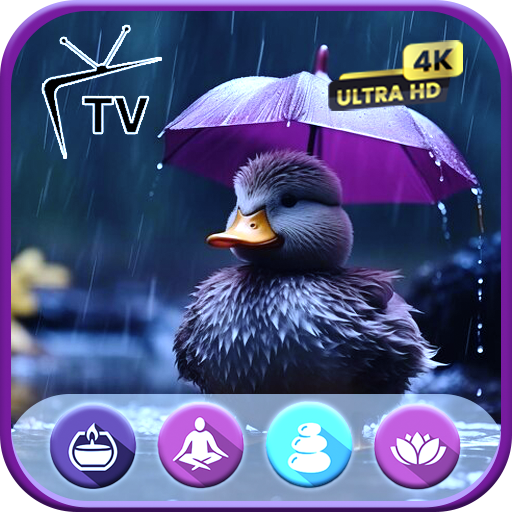 Rain Serenity: Drift into Sleep with Gentle Rain Sounds For Fire Tablets & Fire TV - NO ADS ...