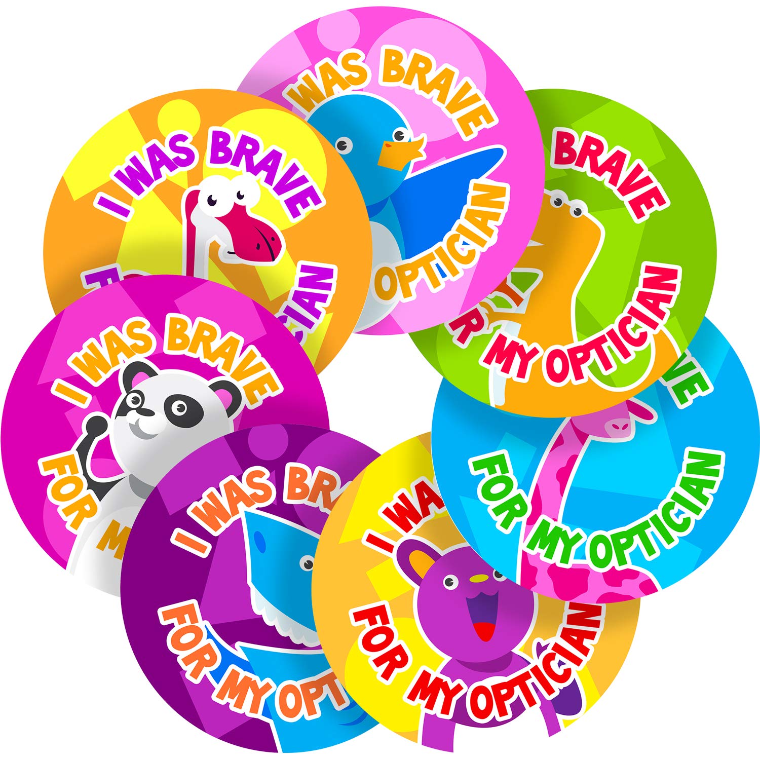 Buy Optician Reward Sticker Labels Children Parent Teacher Kid Party ...