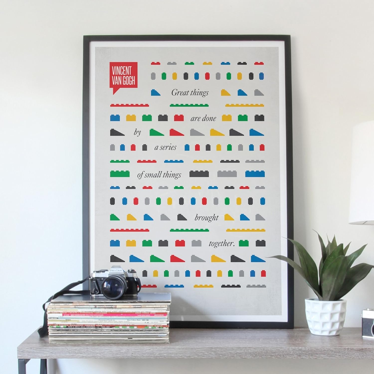 Lego Print, Lego Poster Quote, Literary Quote, Quote, Illustration ...