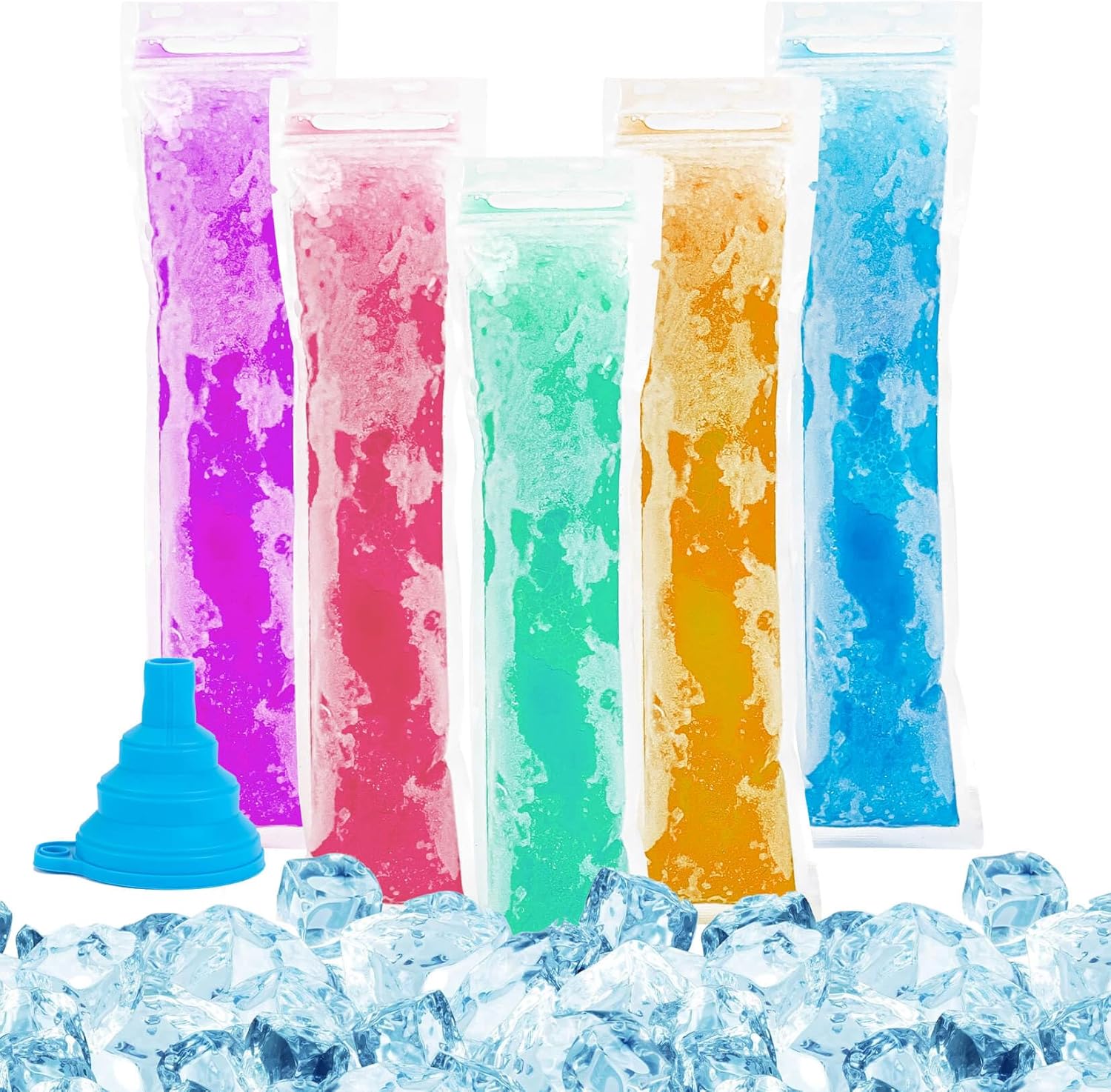 Amazon.com: MAQIHAN 150 Popsicle Bags Sealable BPA-free - 230ml Yogurt ...