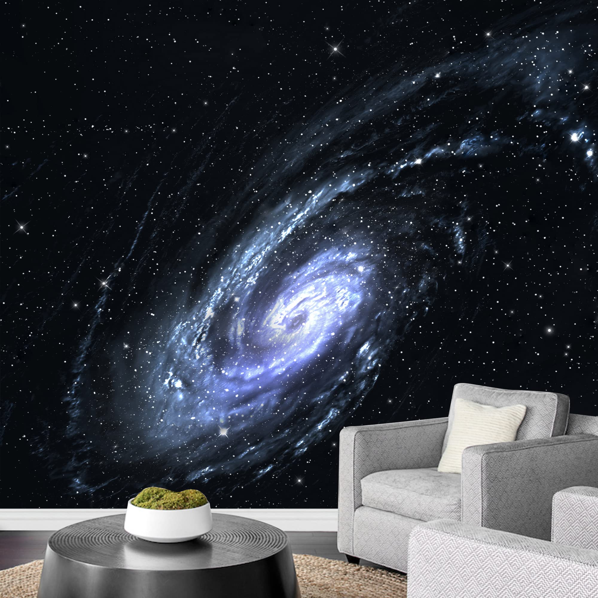 wall26 - Large Wall Mural - Majestic Scene of The Galaxy Self-Adhesive ...