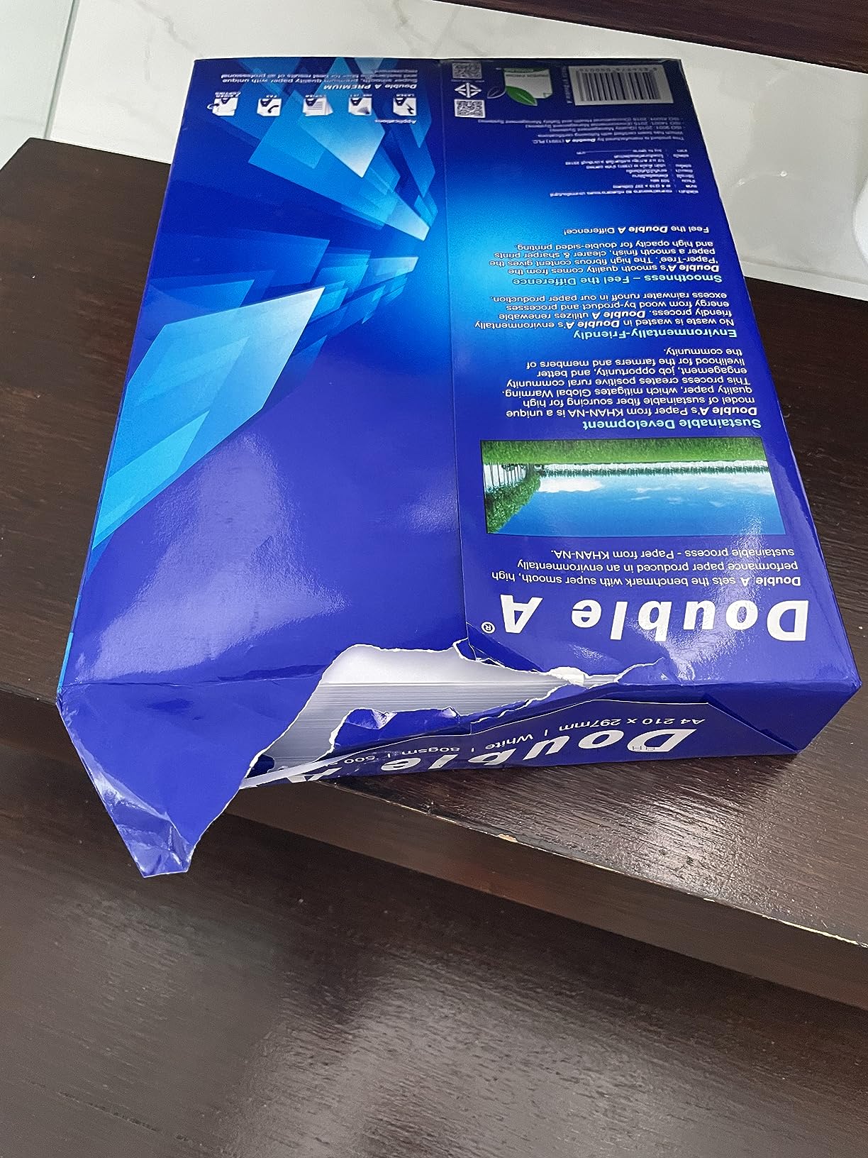 Double A, A4 Ream Paper, A4 80 GSM, 2500 Sheets, White, Clever Easy To ...