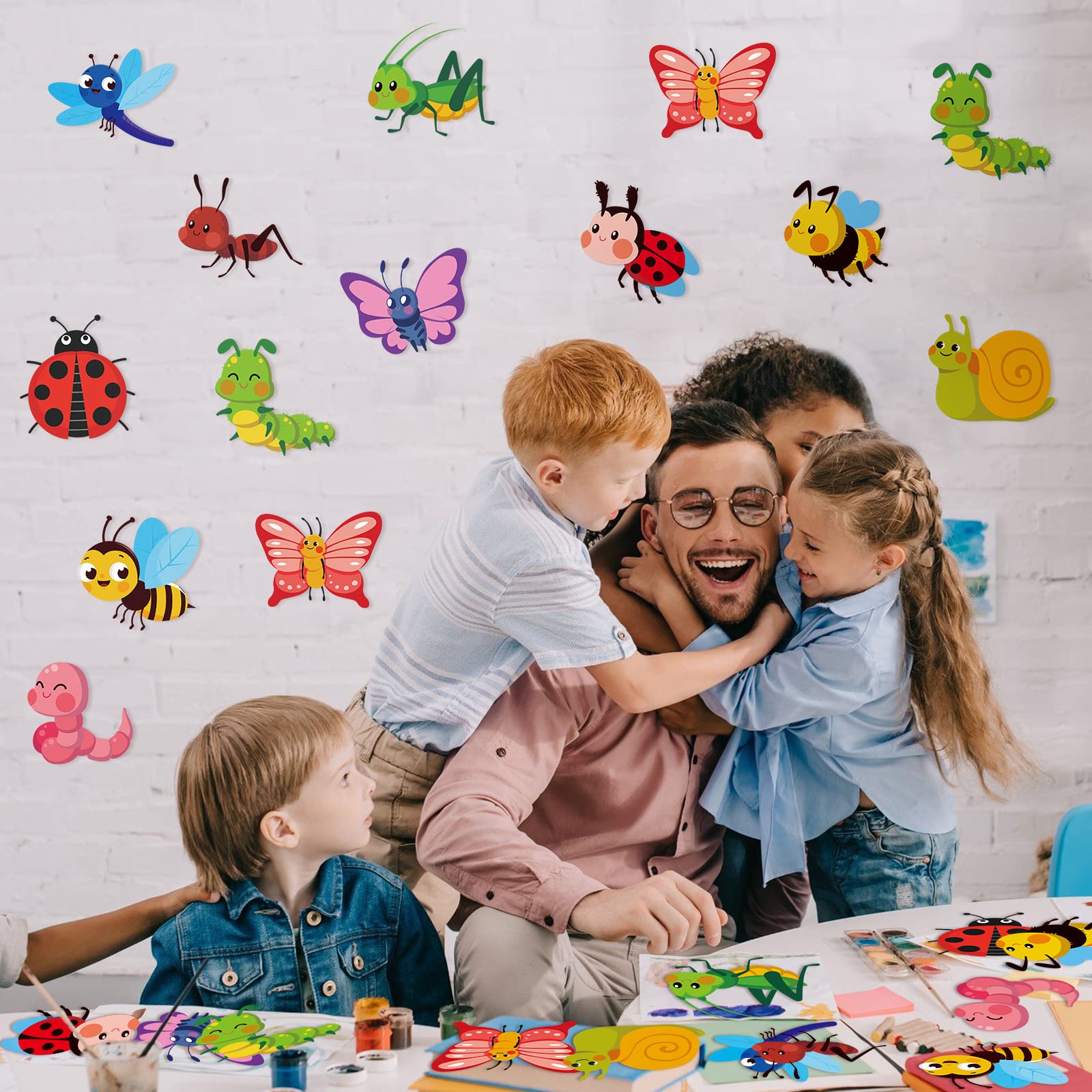 Snapklik.com : 96 Pcs Summer Bulletin Board Decoration Classroom Spring ...