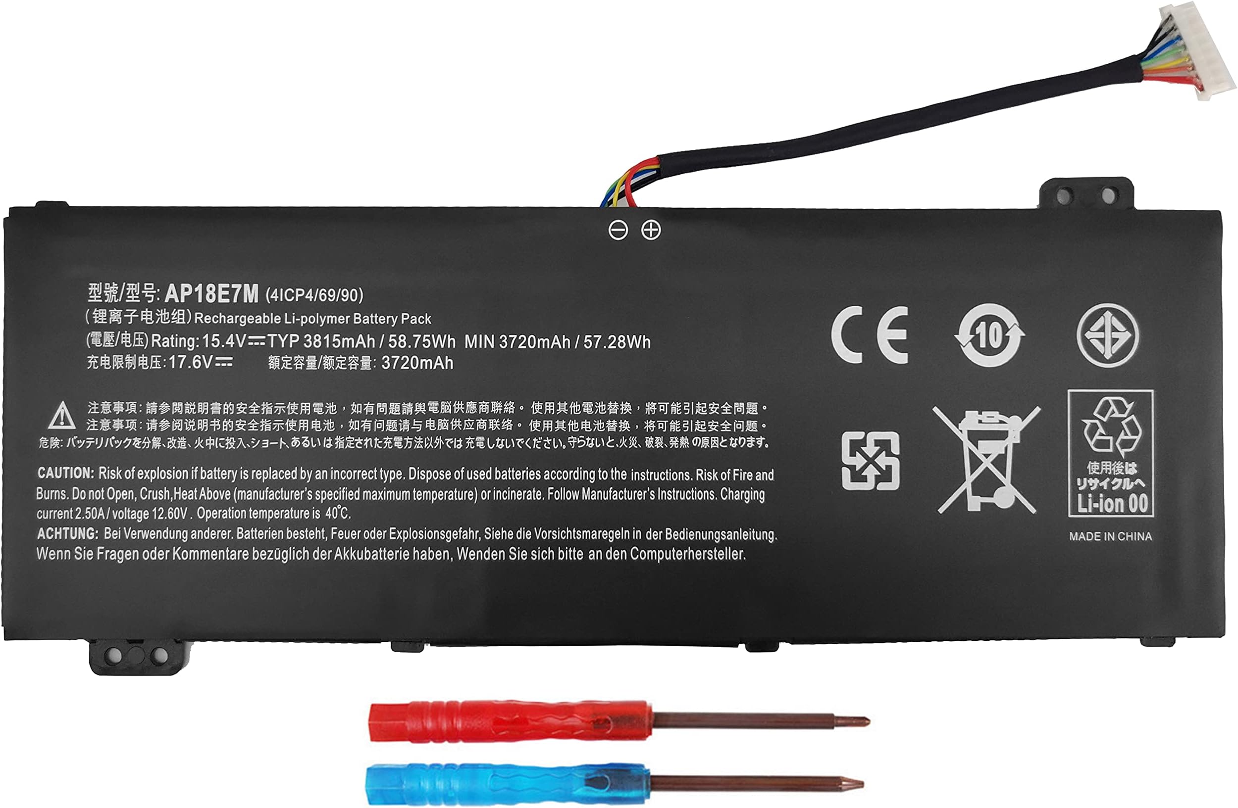 Amazon.com: DGFTB AP21A8T AP21A7T Laptop Battery for Acer Predator ...