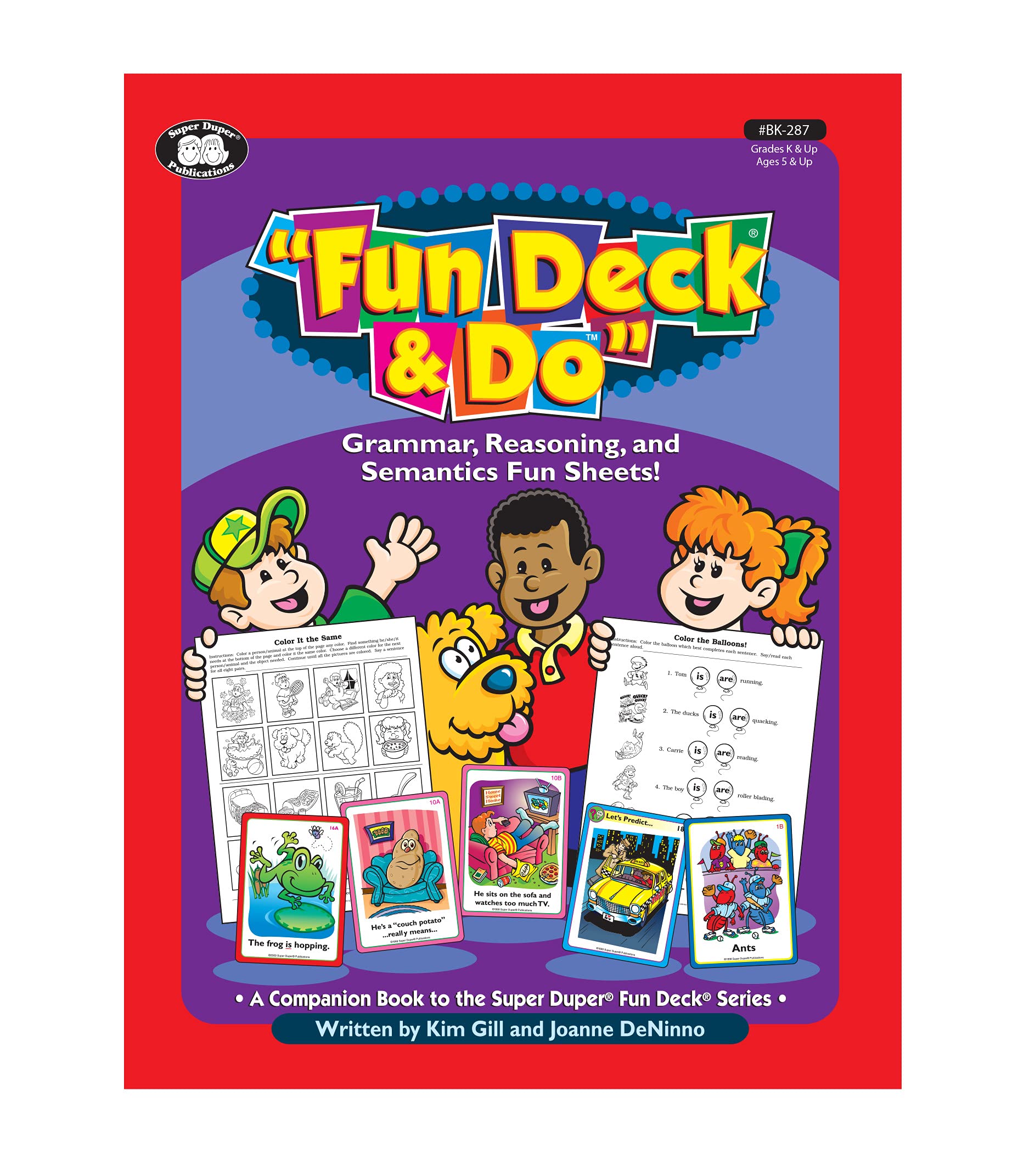 Super Duper Publications | Fun Deck & Do Fun Sheets: Grammar, Reasoning ...
