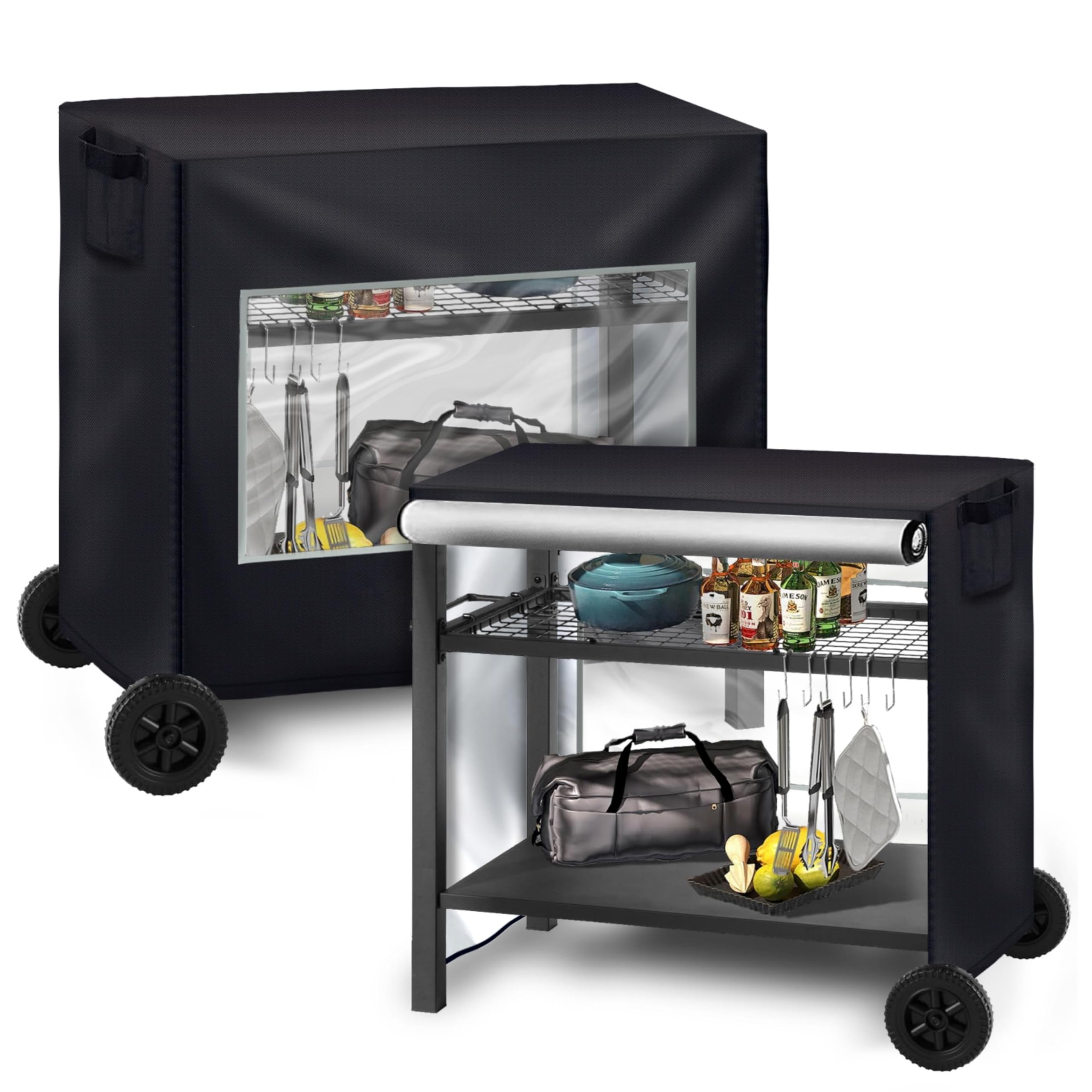 Amazon.com : Outdoor Prep Table Cover, 54 x 22 x 35in Waterproof ...