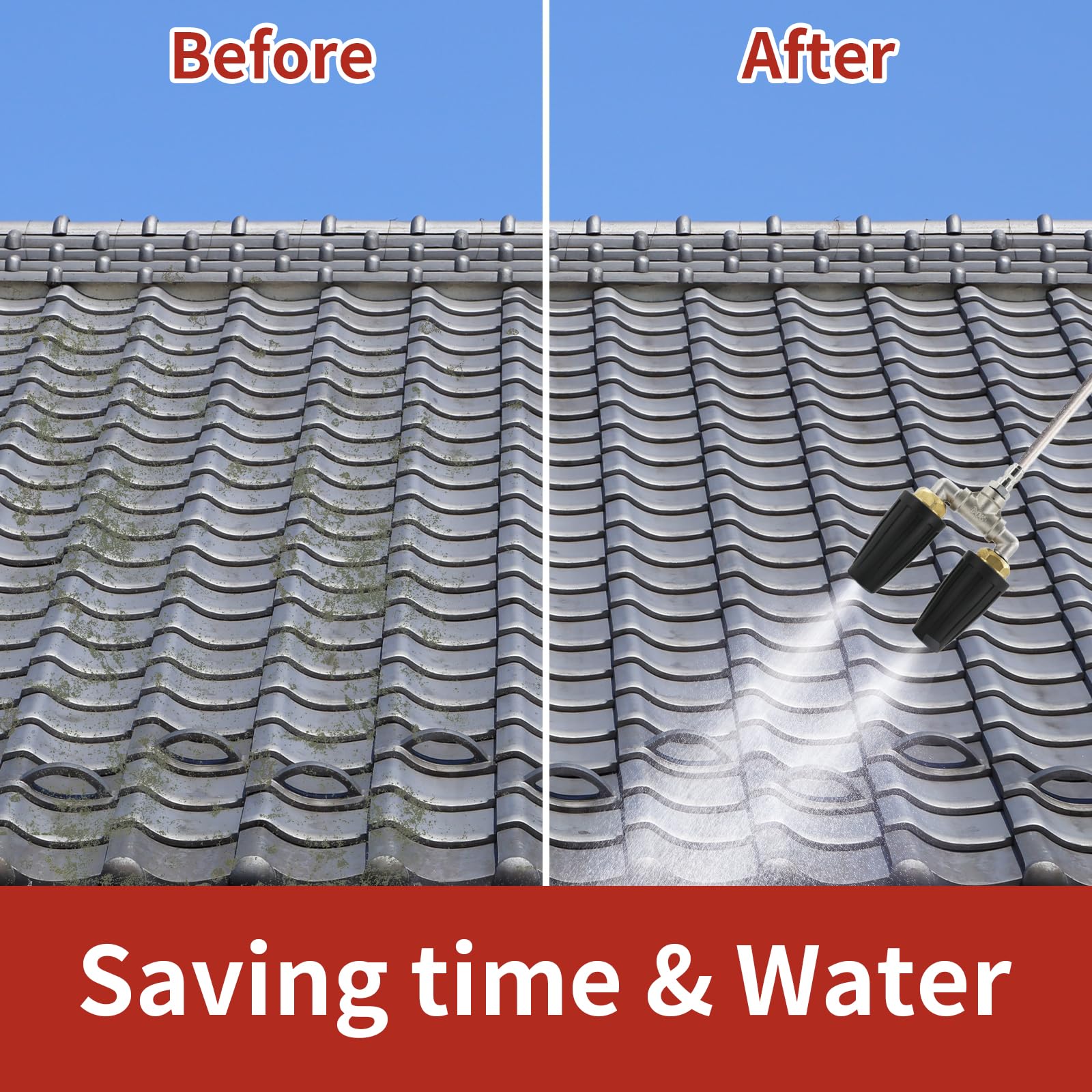 Snapklik.com : Turbo Nozzle Pressure Washer, Twin Turbo Nozzle 4000 PSI ...
