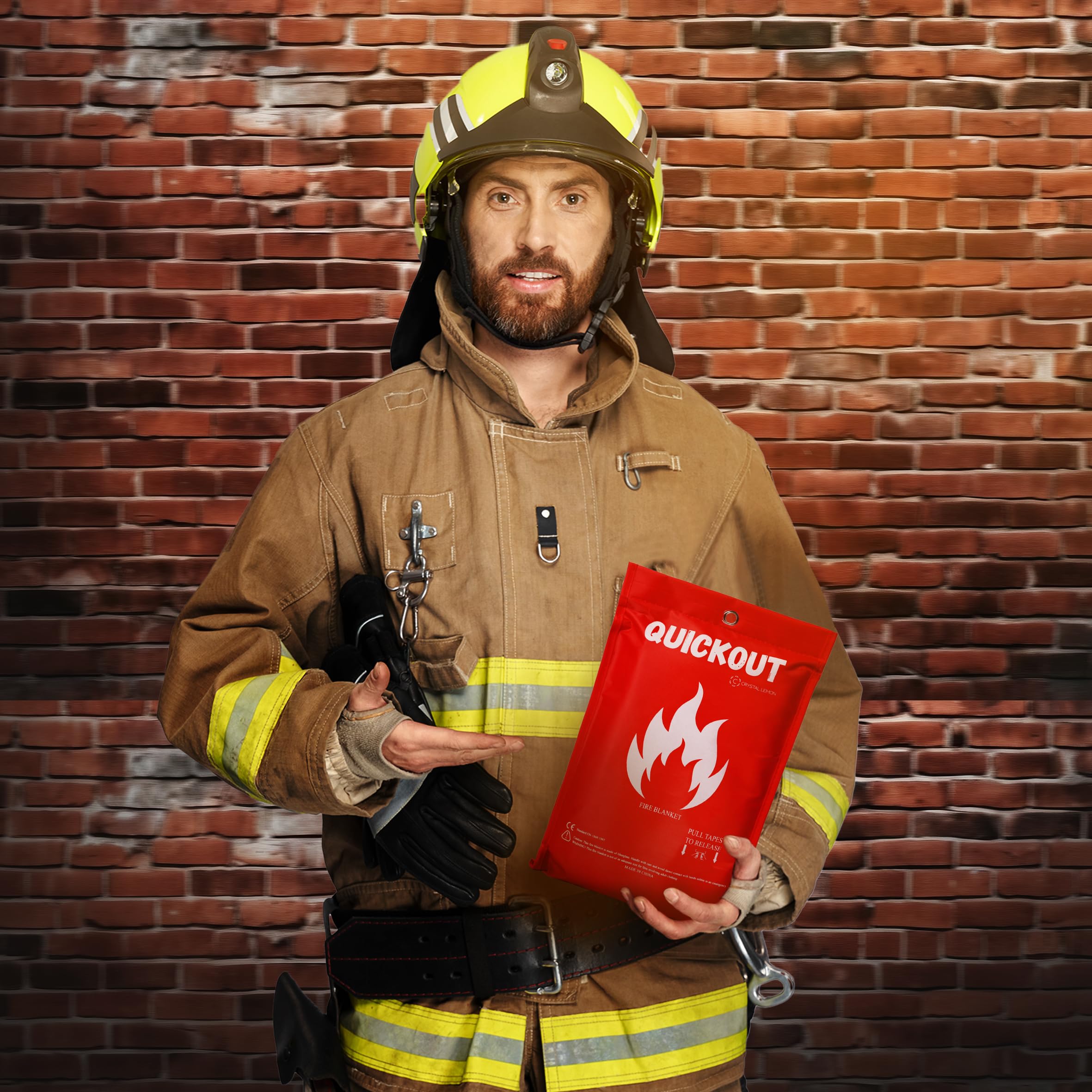 Snapklik.com : Crystal Lemon Fire Blanket 12-Pack, 39x39 Multi-Use ...