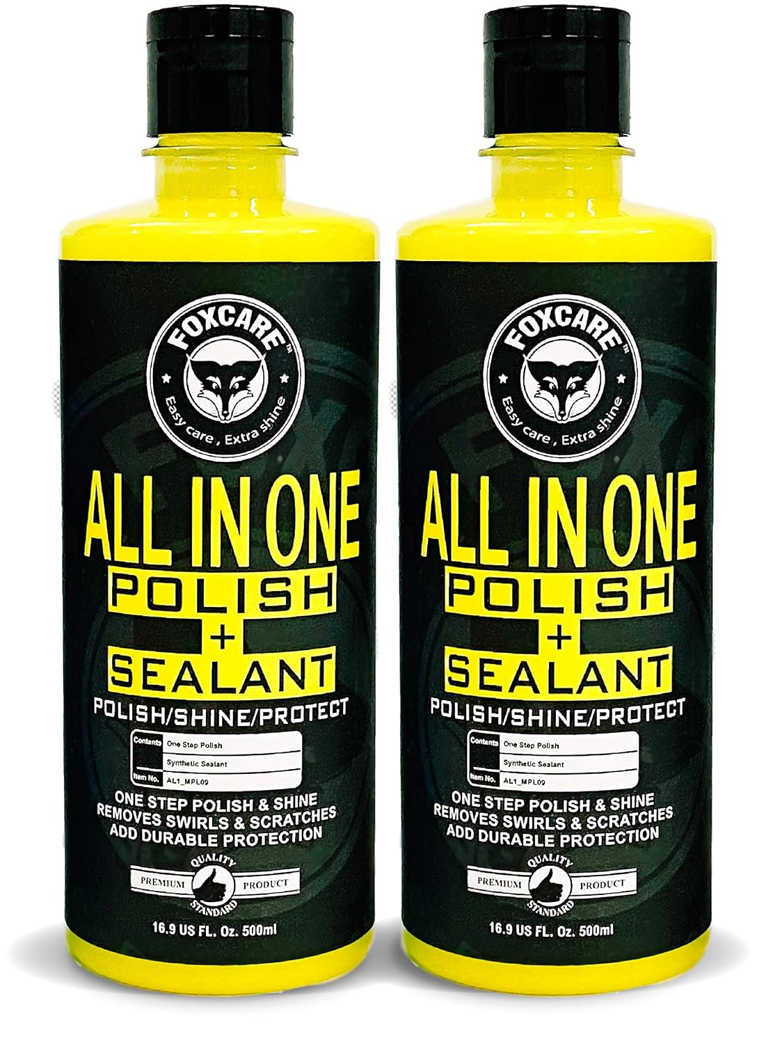 Foxcare All in One Polish + Sealant, Multipurpose Liquid Car & Bike ...