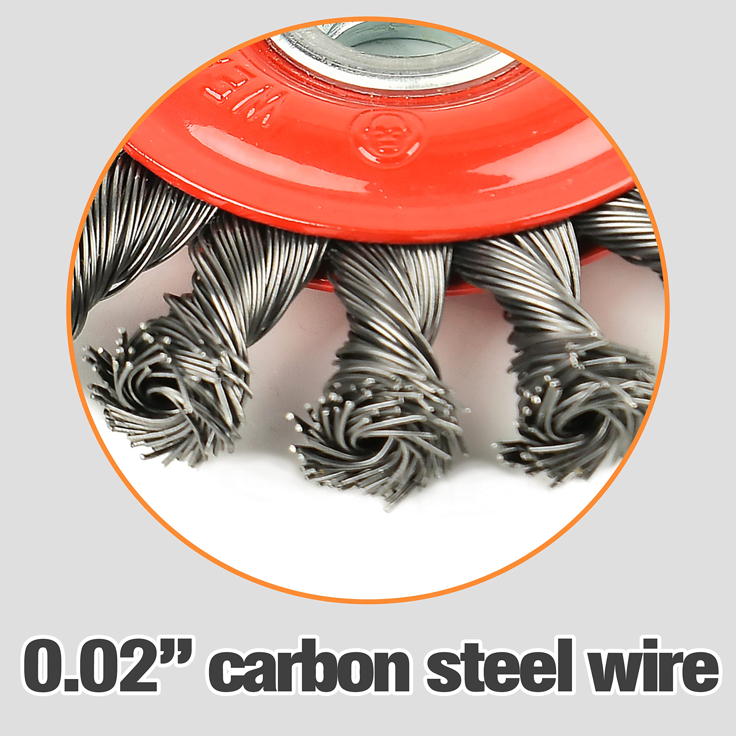 Snapklik.com : Aain Wire Cup Brush Set,6 Pack Wire Wheel For Angle ...