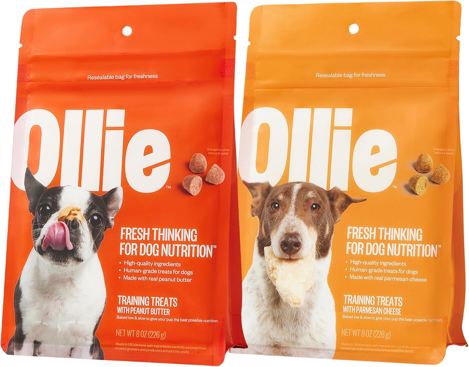 Amazon.com : Ollie Soft Training Treats Variety Pack - Parmesan ...