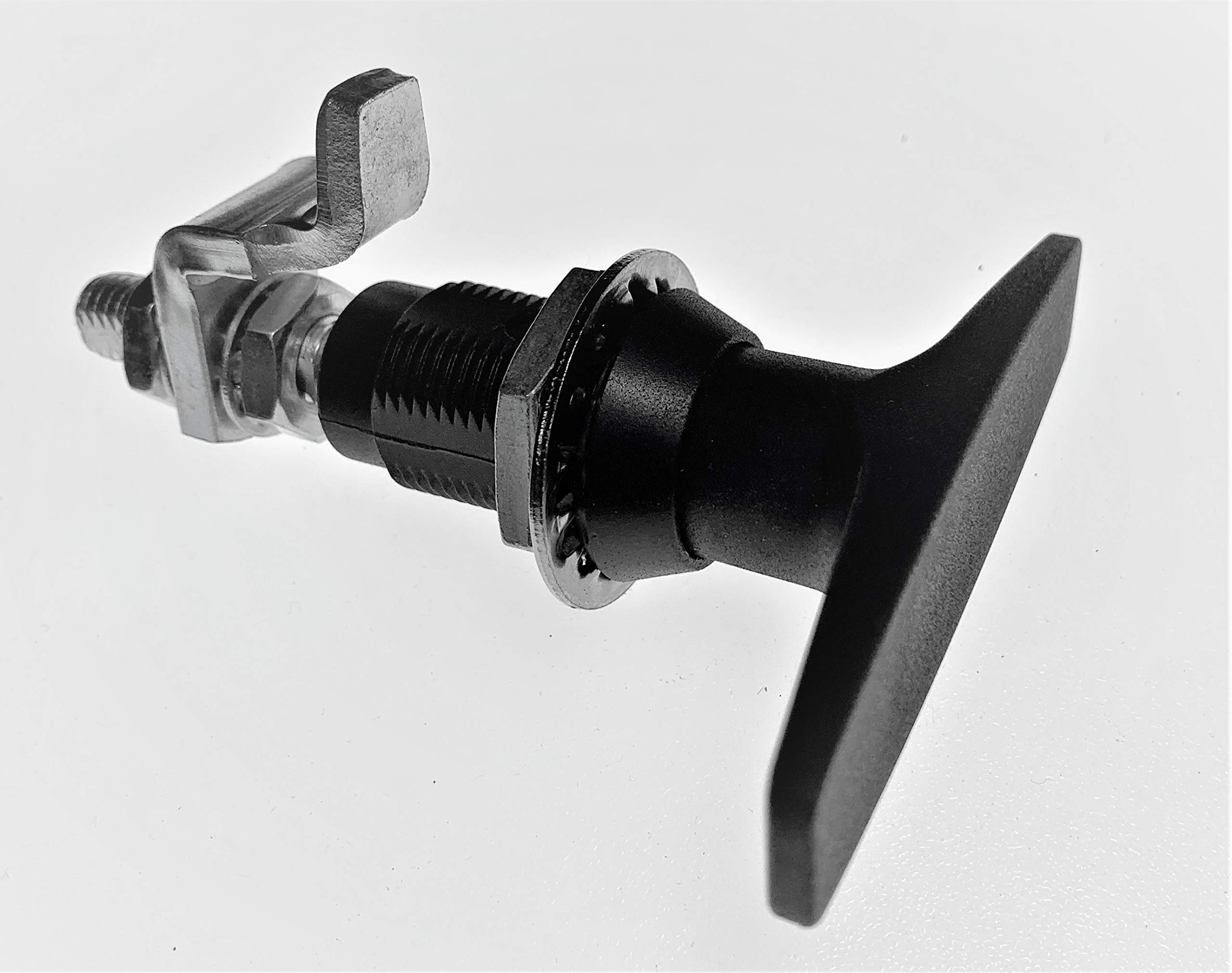 Compression Latch, MS816-1E-2, Large T Handle, Non-Locking, Black ...