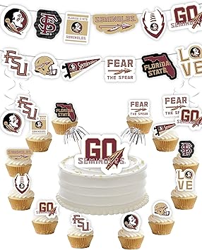 Amazon.com: FSU Party Supplies for Football, Birthday Gift, Graduation ...