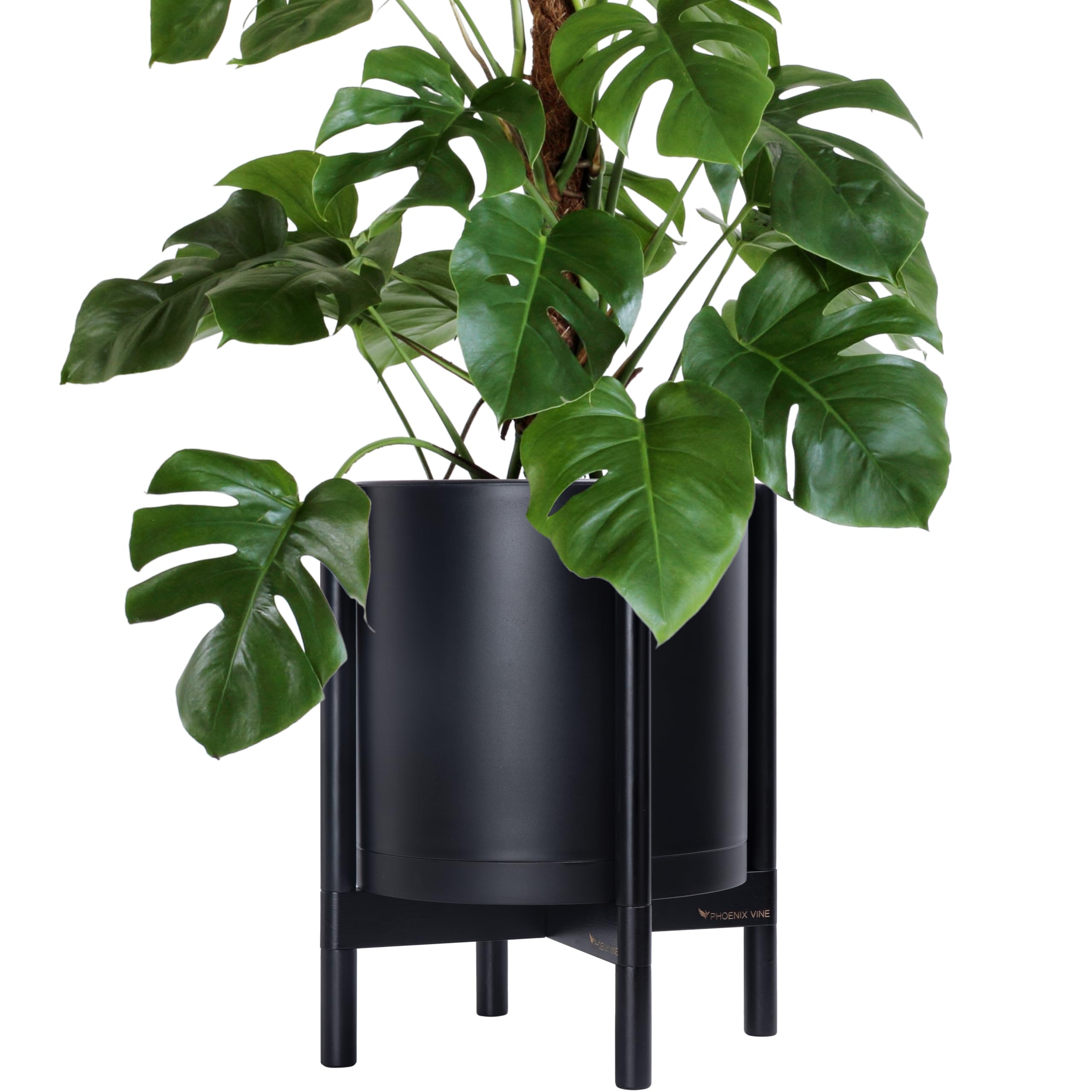 Amazon.com: D'vine Dev Planter Pot with Stand - 14 Inch Plastic ...