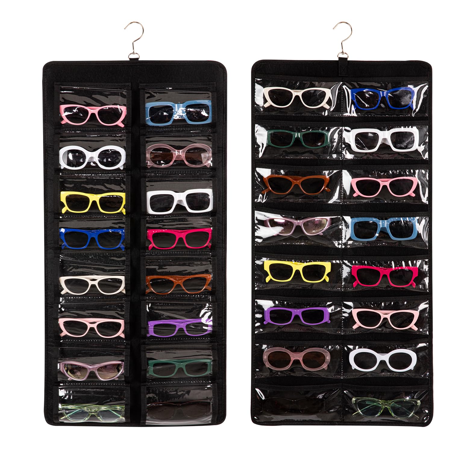 Amazon.com: KGMCARE Dual Sided Sunglasses Storage organizer case ...
