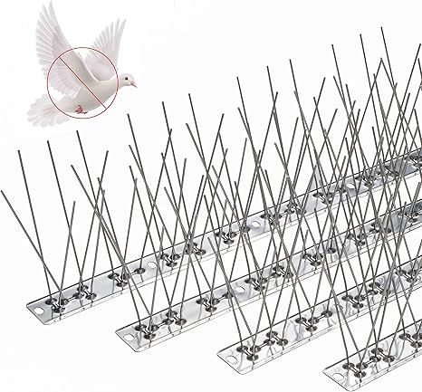 Amazon.com : GwernKB Bird Deterrent Devices Outdoor Bird Spikes for ...