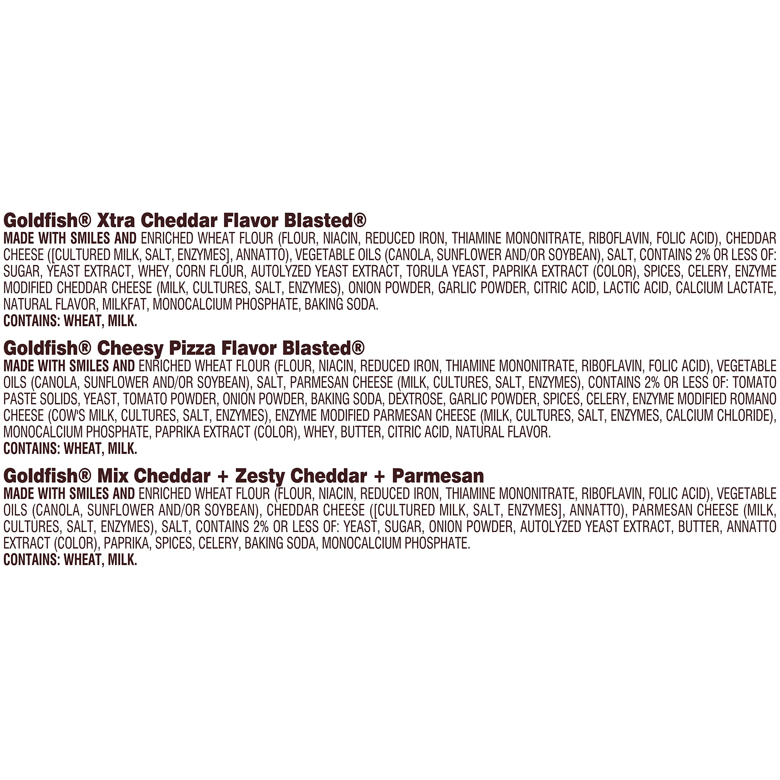 Goldfish Bold Mix Crackers with Cheesy Goldfish Mix, Flavor Blasted ...