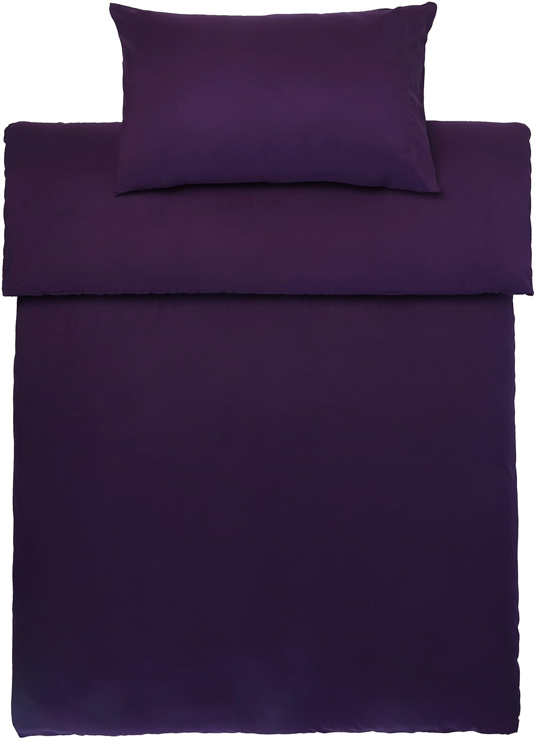 AmazonBasics Microfibre Duvet/Rajai Cover Set, Single, Plum : Amazon.in ...
