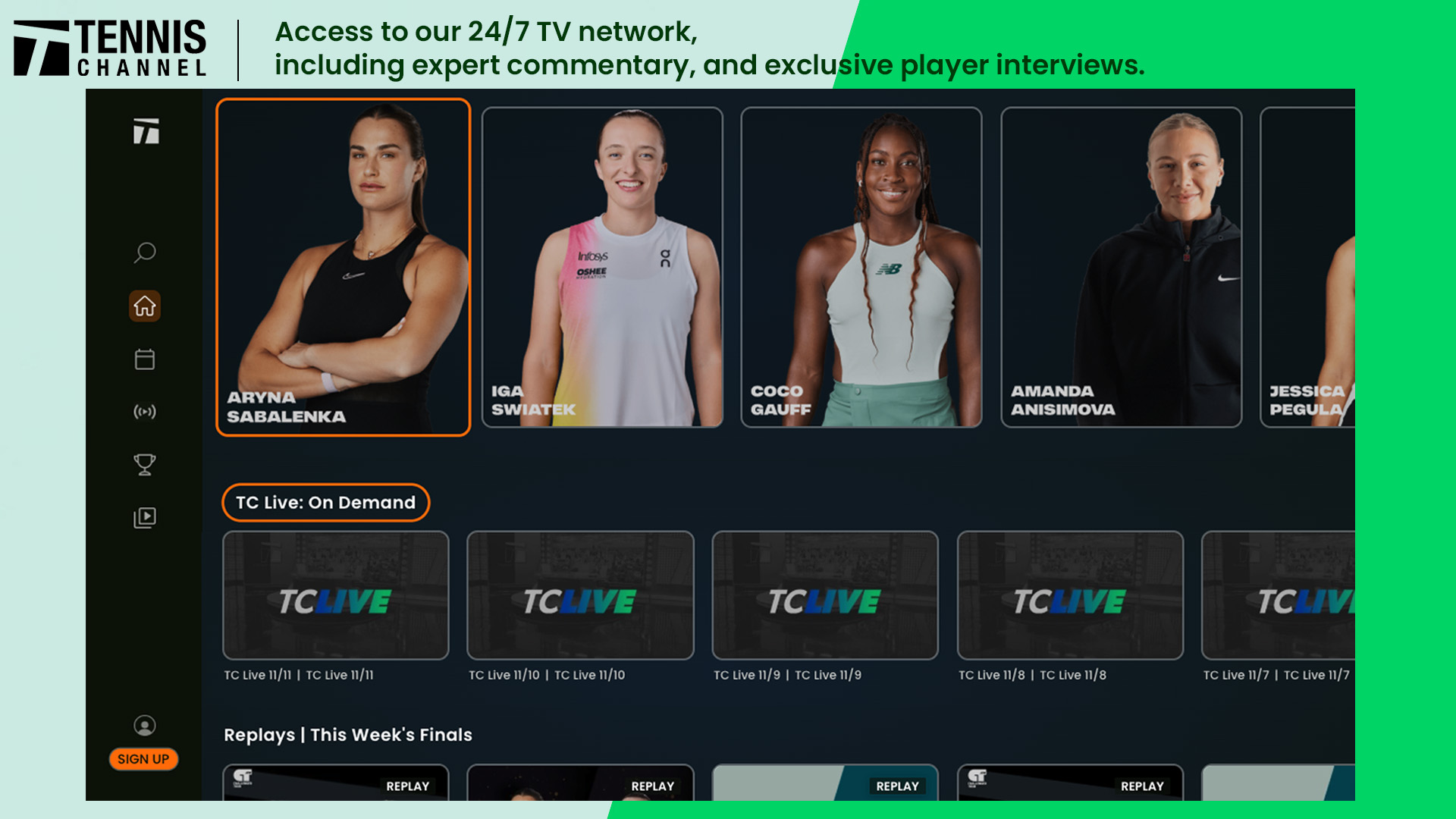 Tennis Channel - App on Amazon Appstore